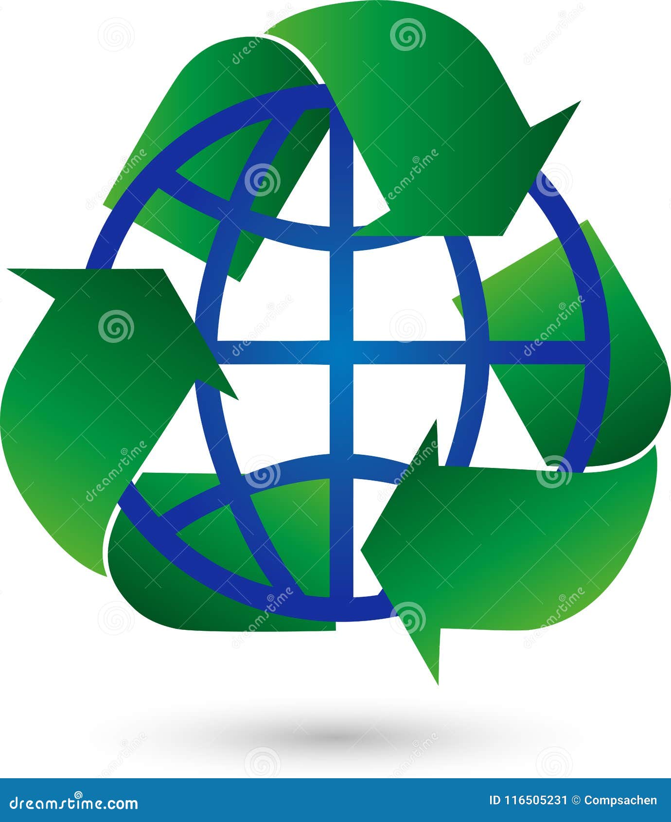 Recycling And Globe, Recycling Arrows, Recycling Sign, Recycling Logo ...