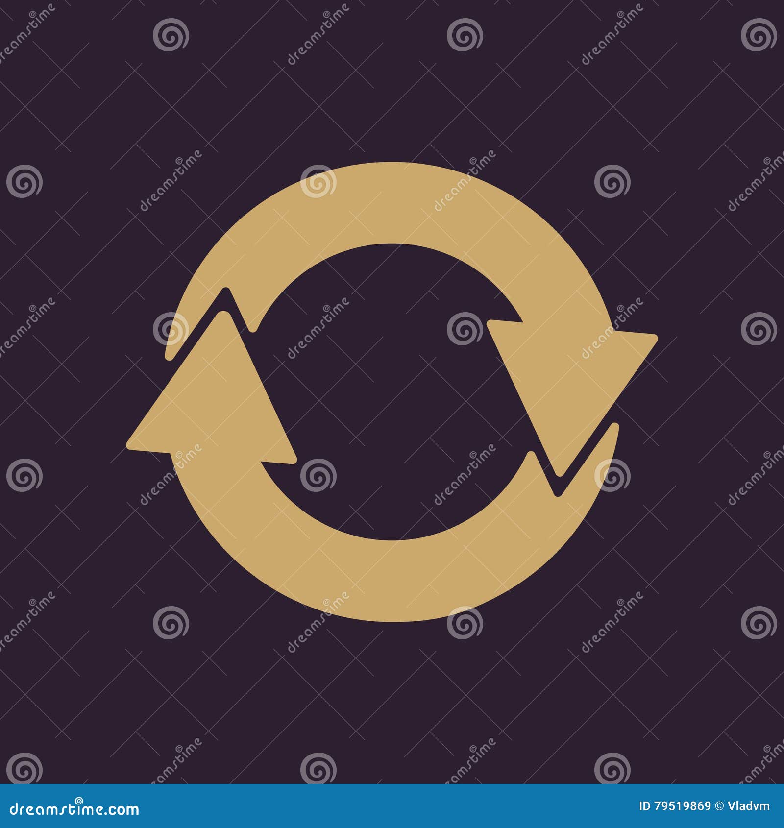 The Recycling Icon. Eco and Ecological, Cycle Symbol Stock Vector ...