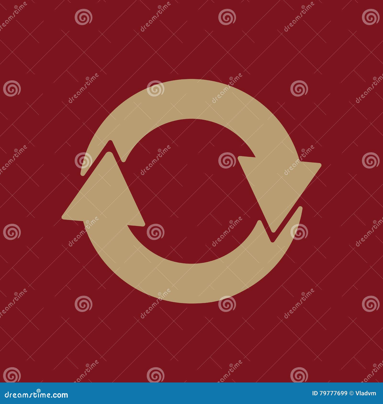 The Recycling Icon. Eco and Ecological, Cycle Symbol Stock Vector ...