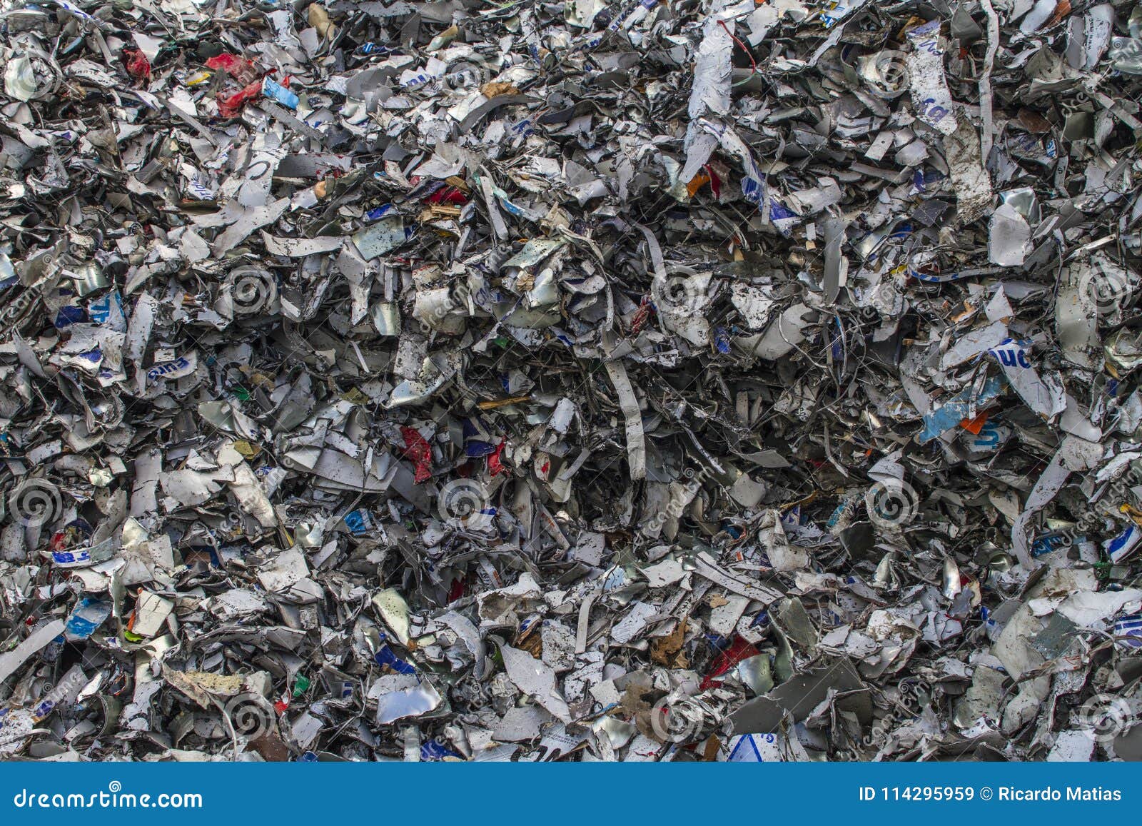 Recycling Industry. Mix of Recycling Materials Editorial Stock Image ...