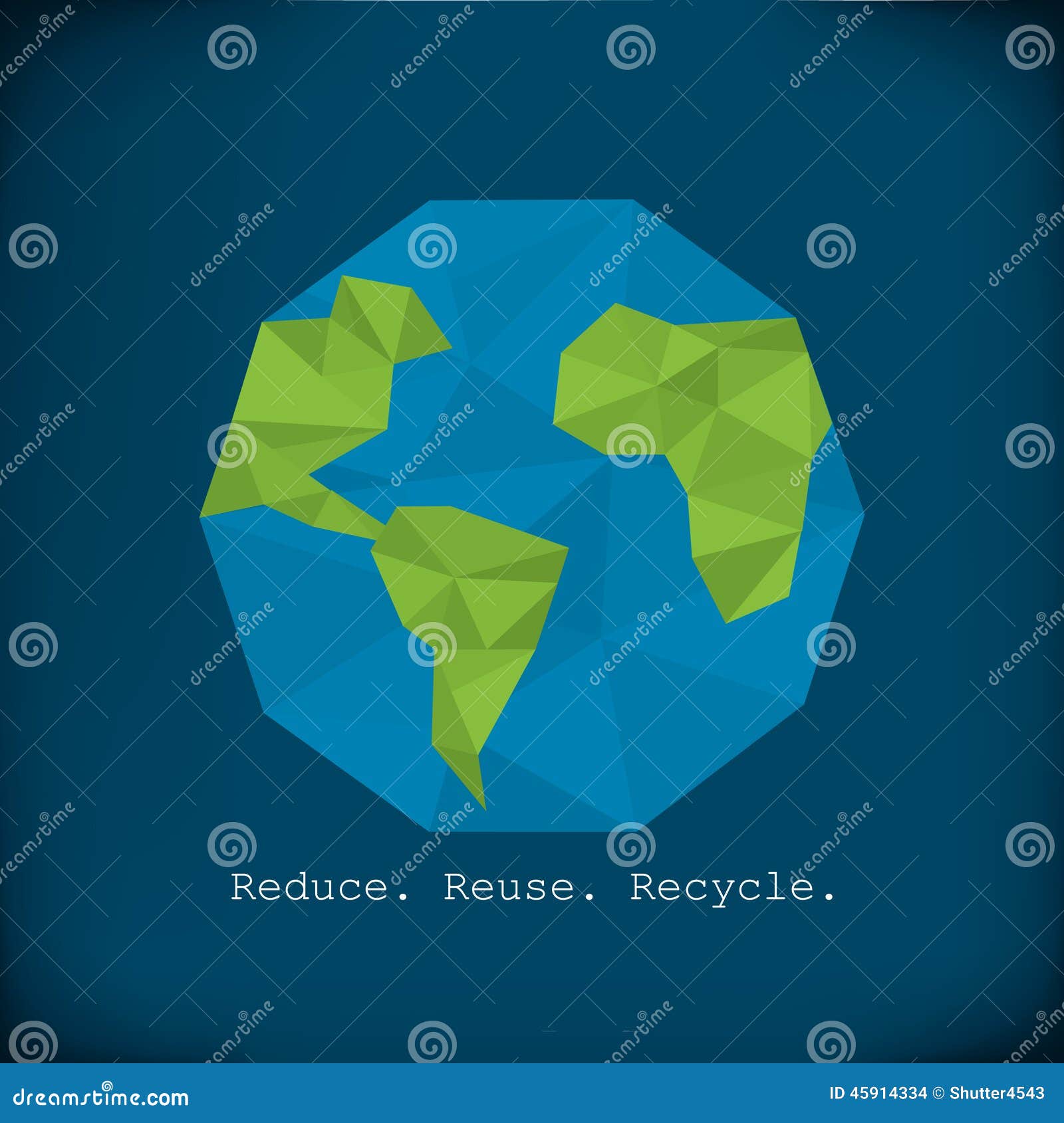 Recycling info graphics stock vector. Illustration of polygon - 45914334