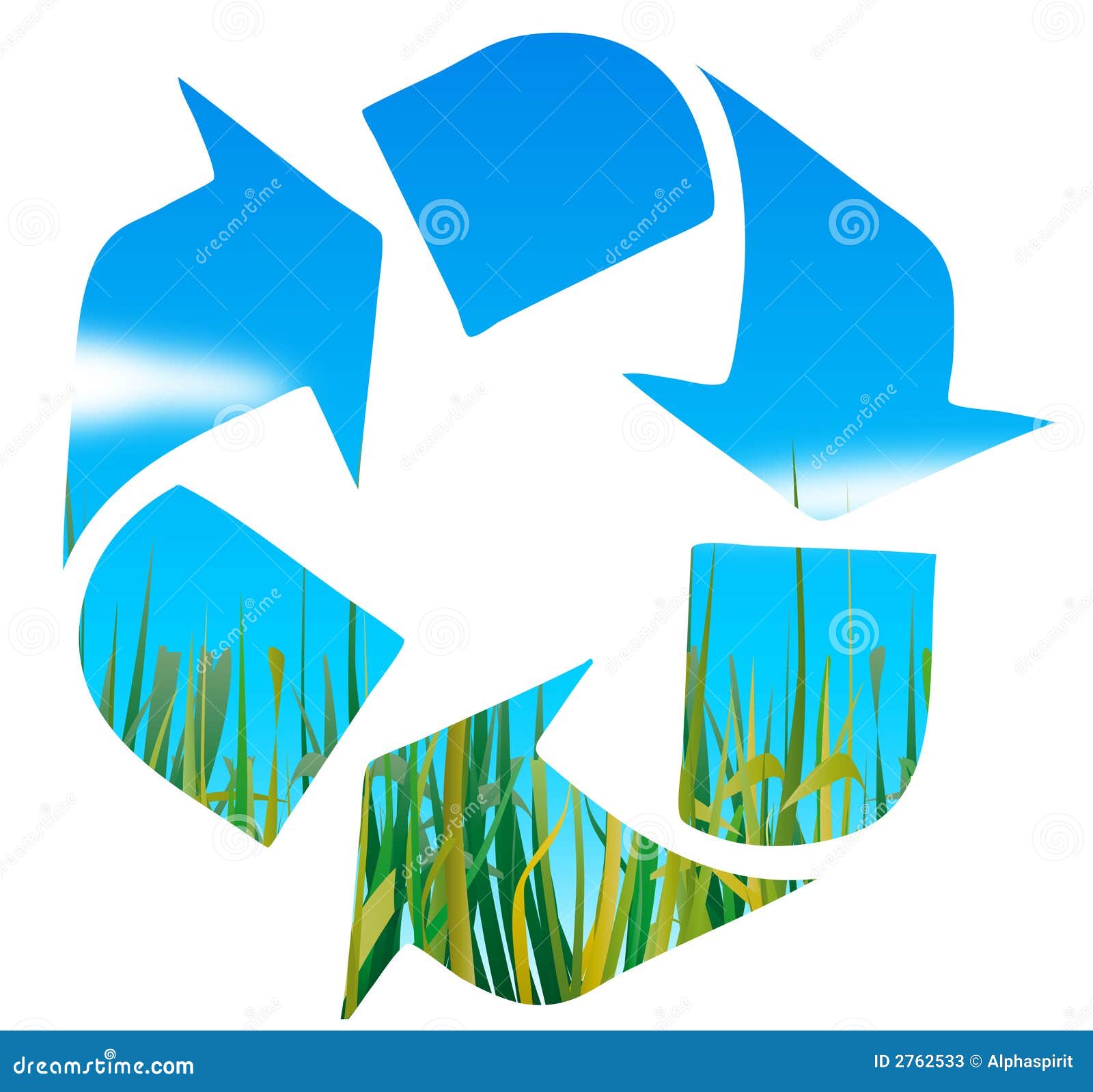 Recycling logo stock illustration. Illustration of cycling - 2762533