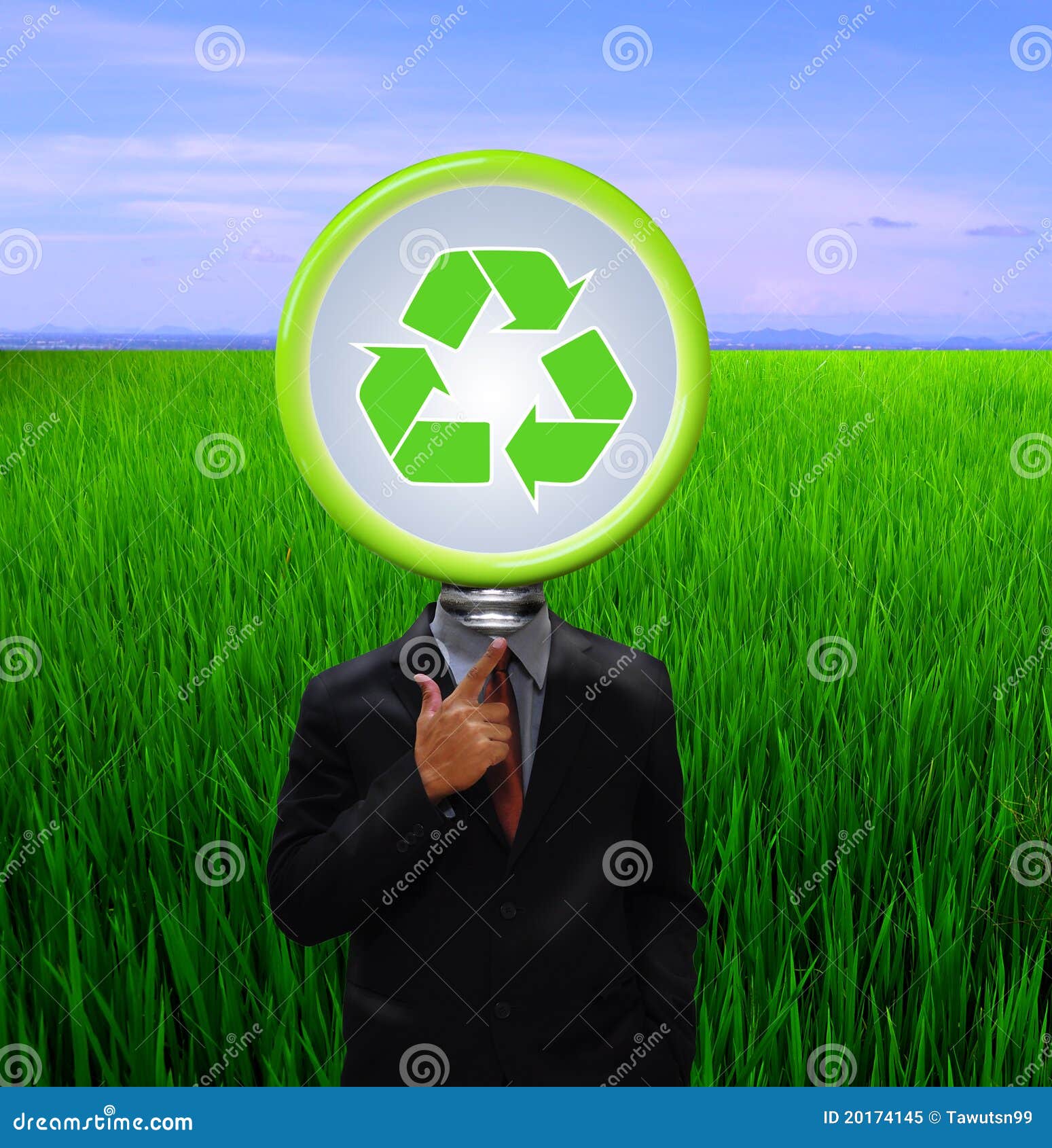 Recycling in the Organizations. Stock Image - Image of population ...