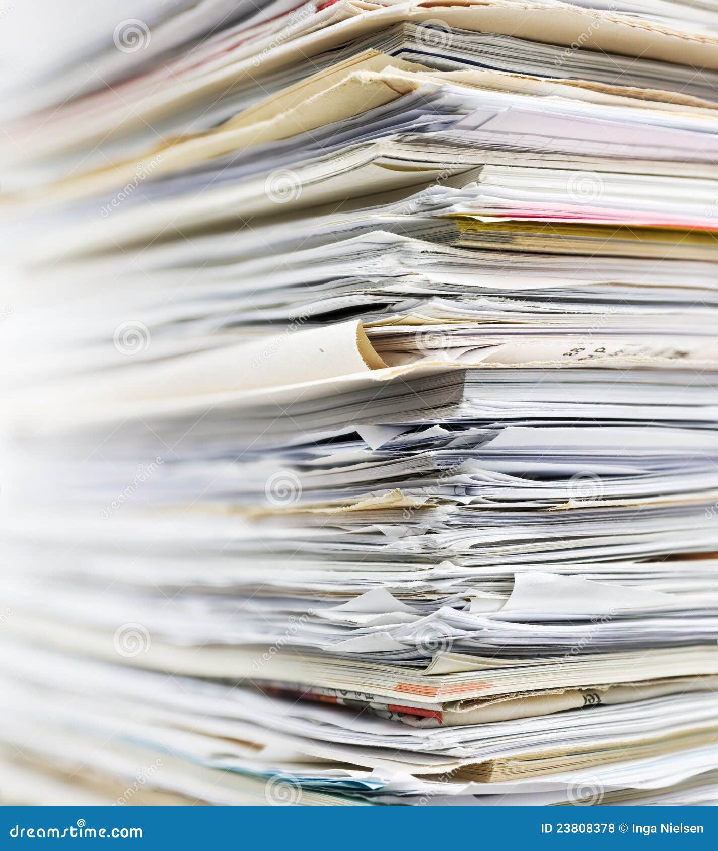 Recycling paper stock photo. Image of mixed, stack, ecology - 23808378