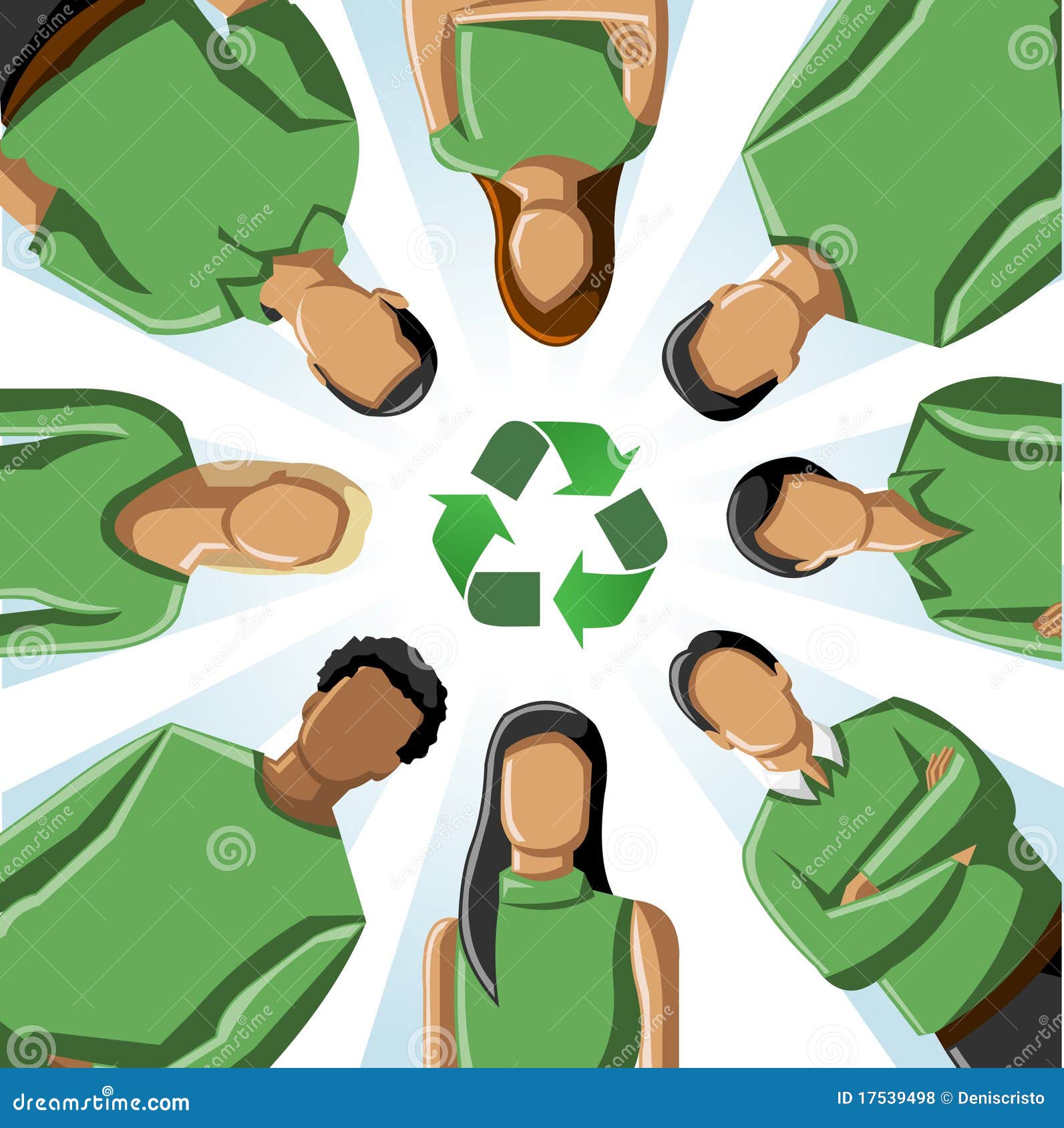 Recycling People Royalty Free Stock Photos - Image: 17539498