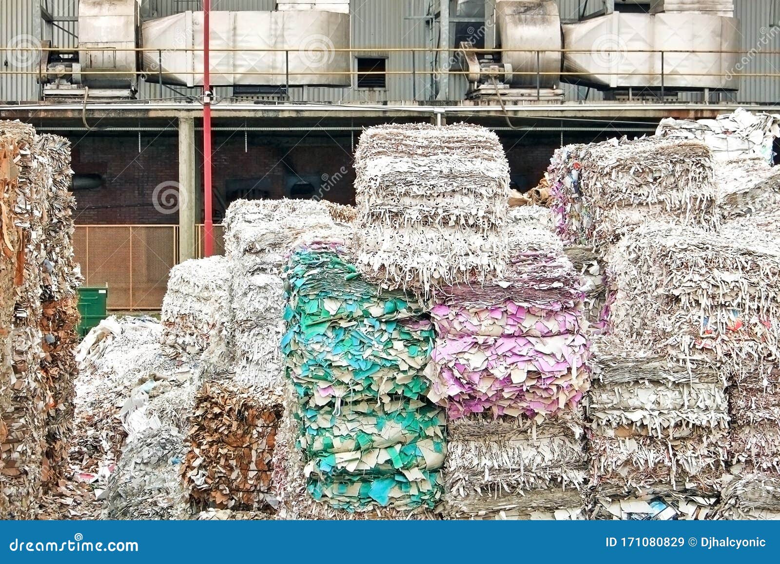 Recycling piles stock image. Image of recycle, recycled - 171080829