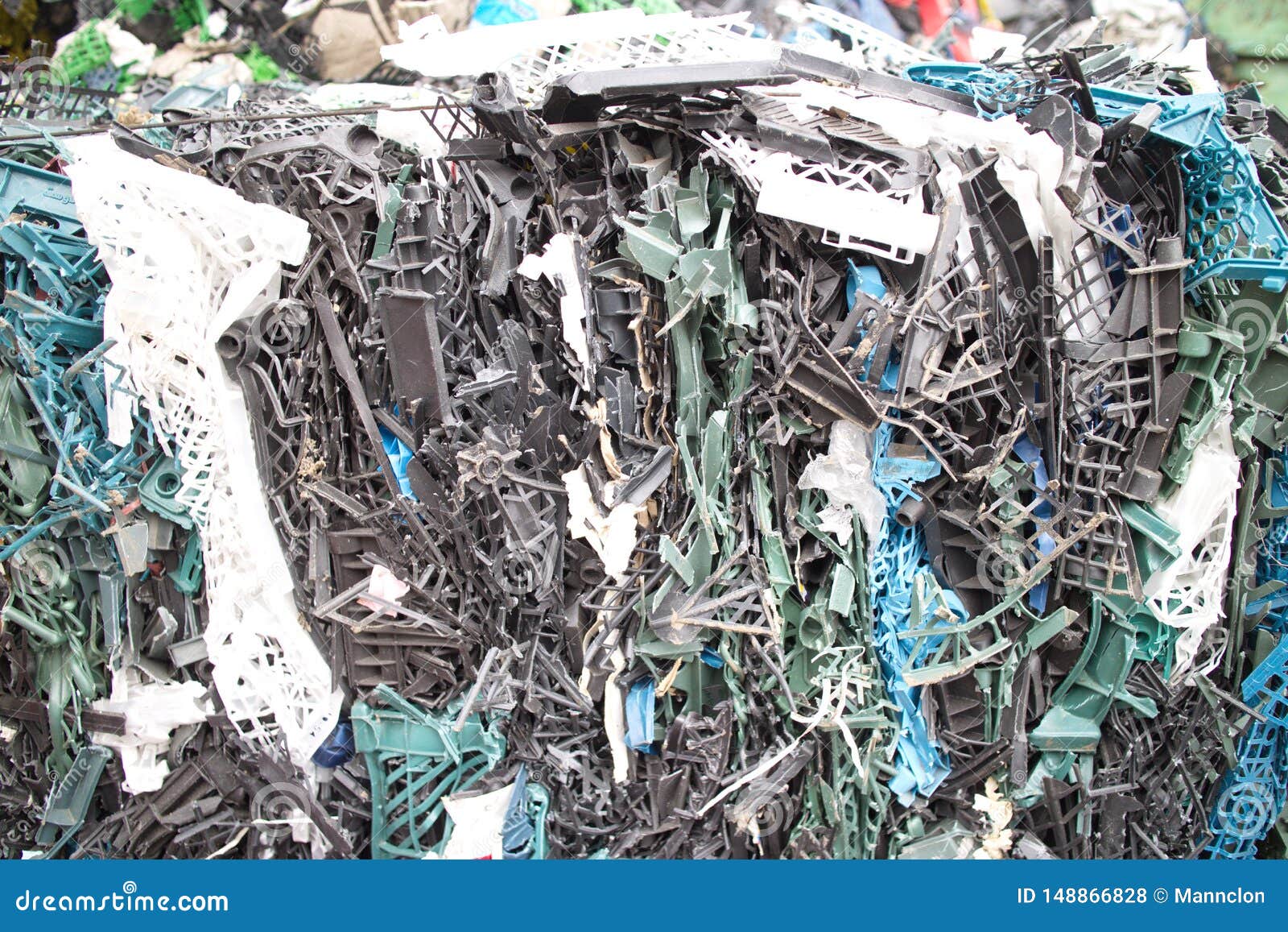 Recycling, plastic scrap stock photo. Image of material - 148866828