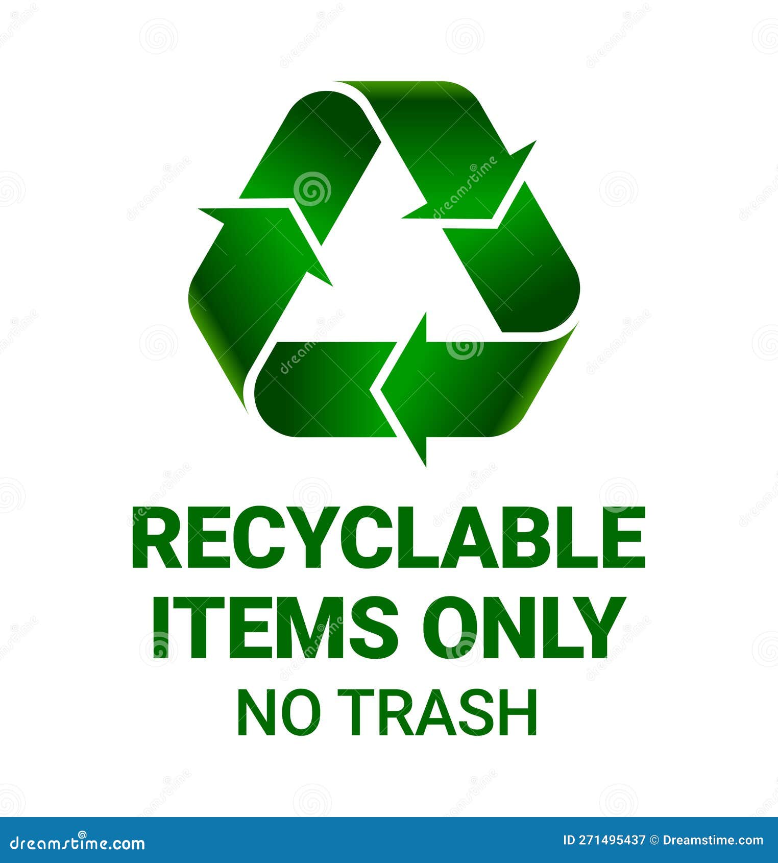 Recycling Point Sign Poster Vector Concept Stock Vector - Illustration ...