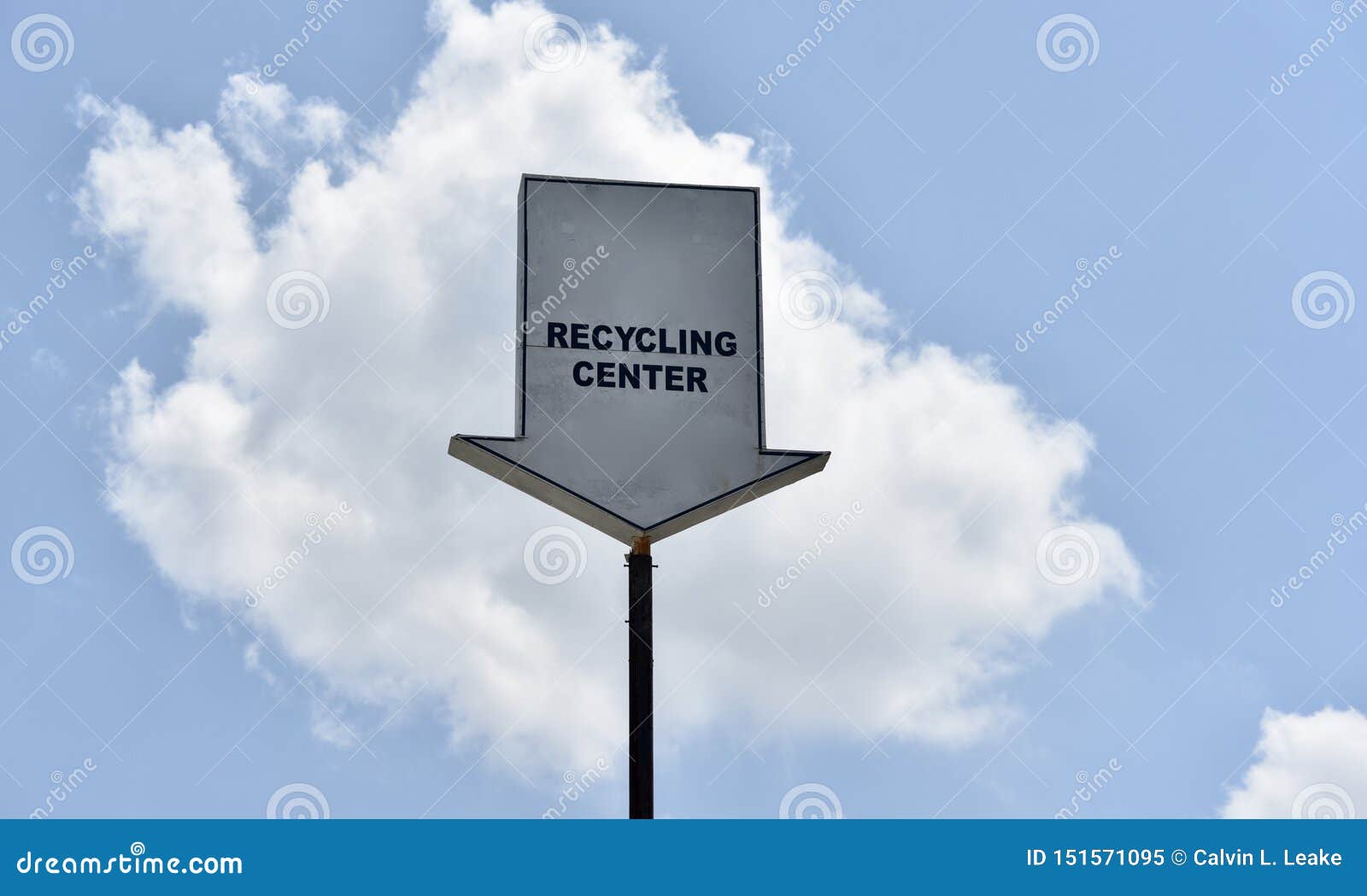 Recycling Center for Converting Waste Materials Stock Image - Image of ...