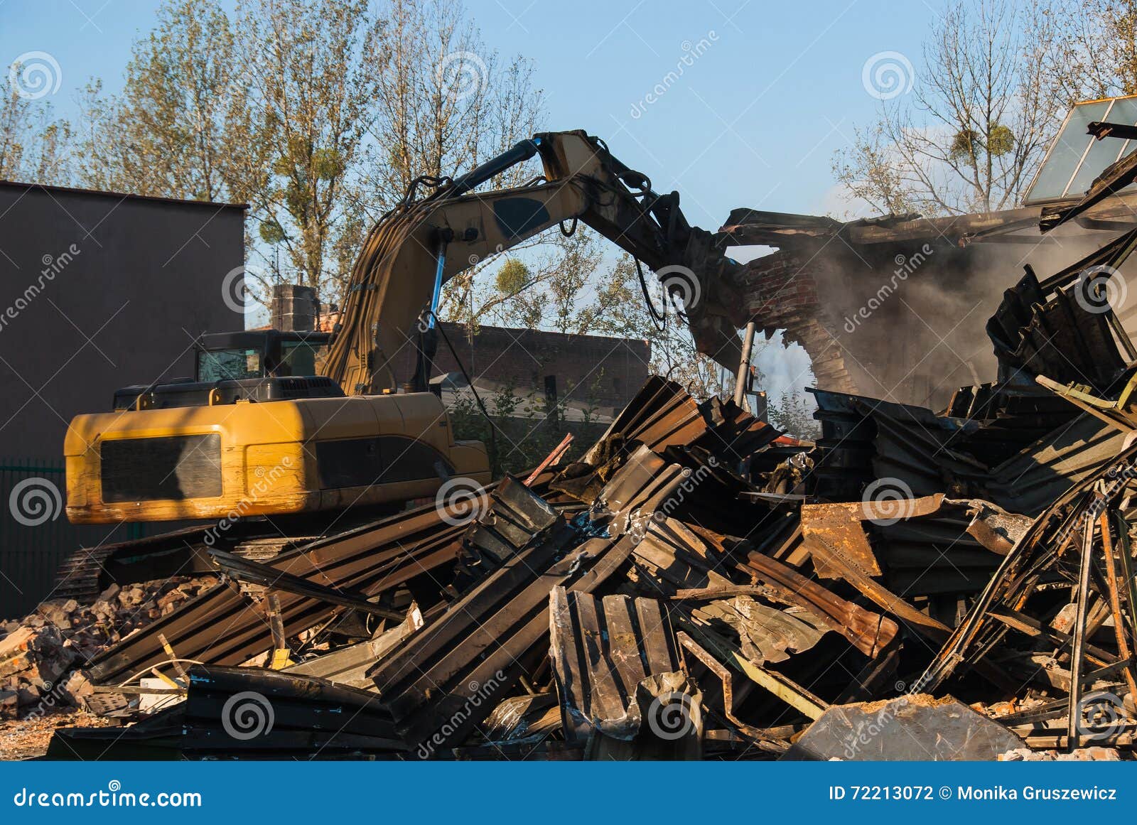 Recycling of scrap metal stock photo. Image of business - 72213072