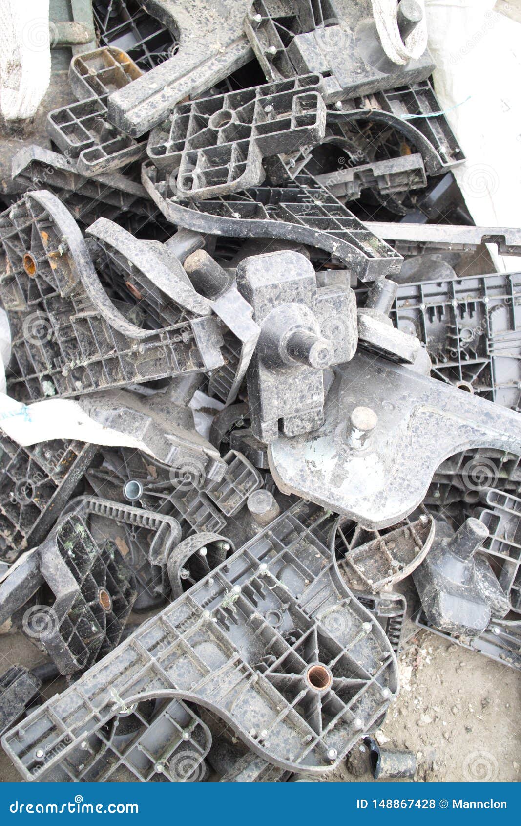 Recycling, Shredded Plastic Stock Photo - Image of industry, garbage ...