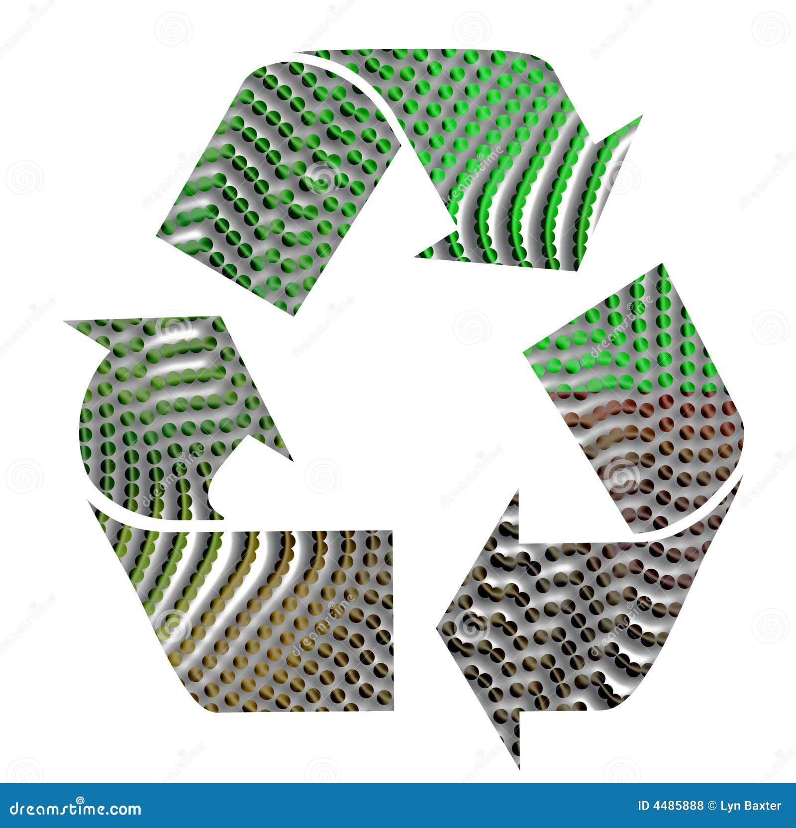 Recycling sign stock illustration. Illustration of conservation - 4485888