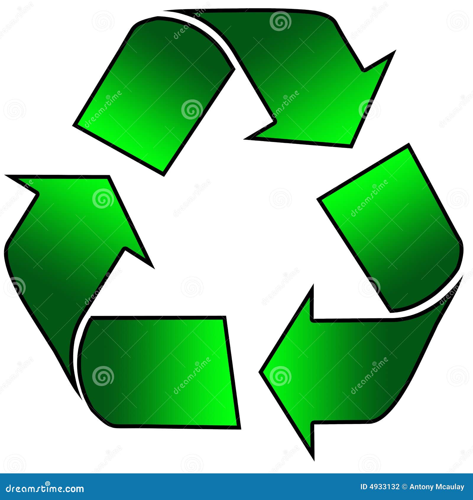 Recycling sign stock illustration. Illustration of hope - 4933132