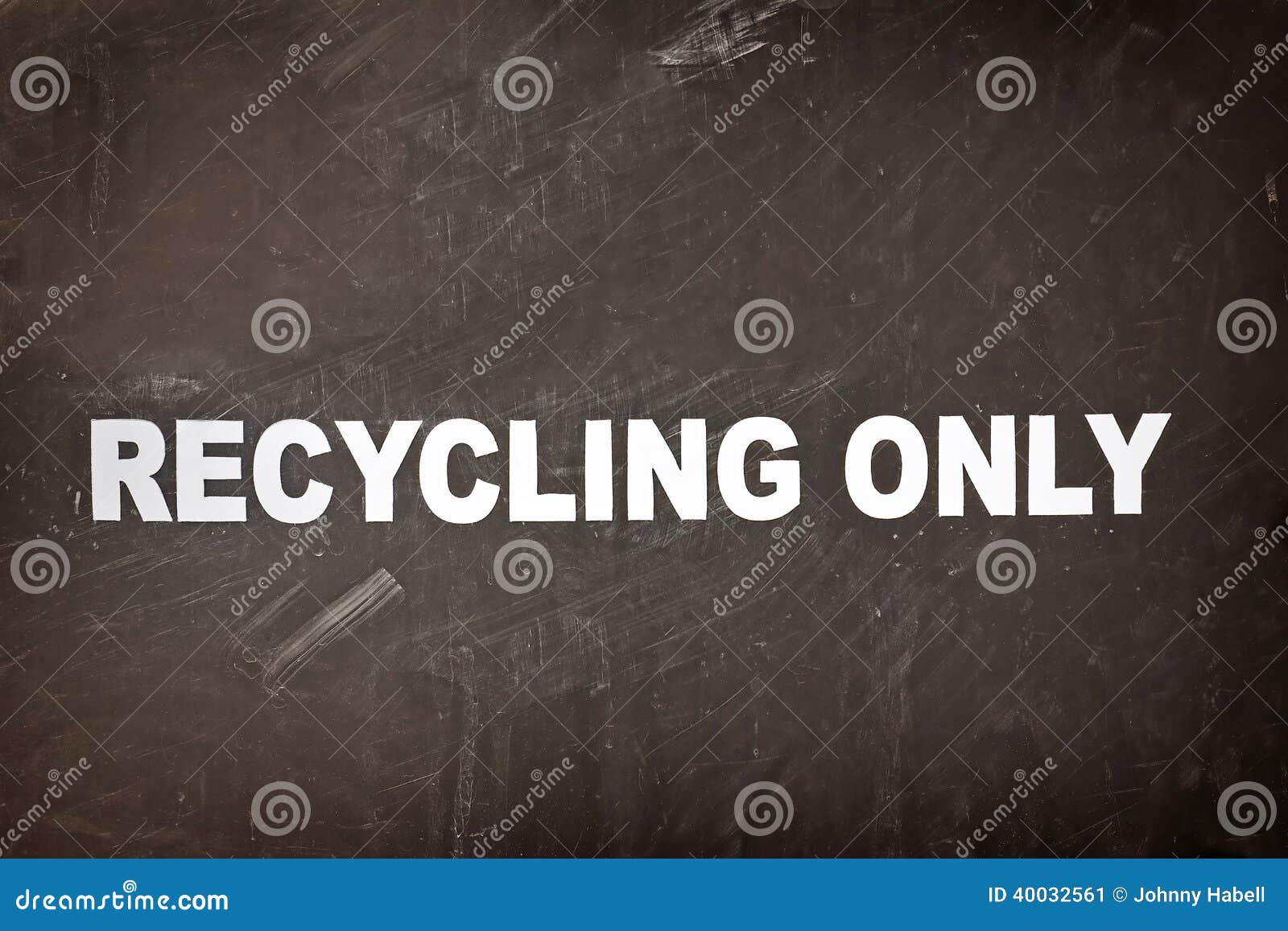 Recycling only Sign stock image. Image of recyclable - 40032561