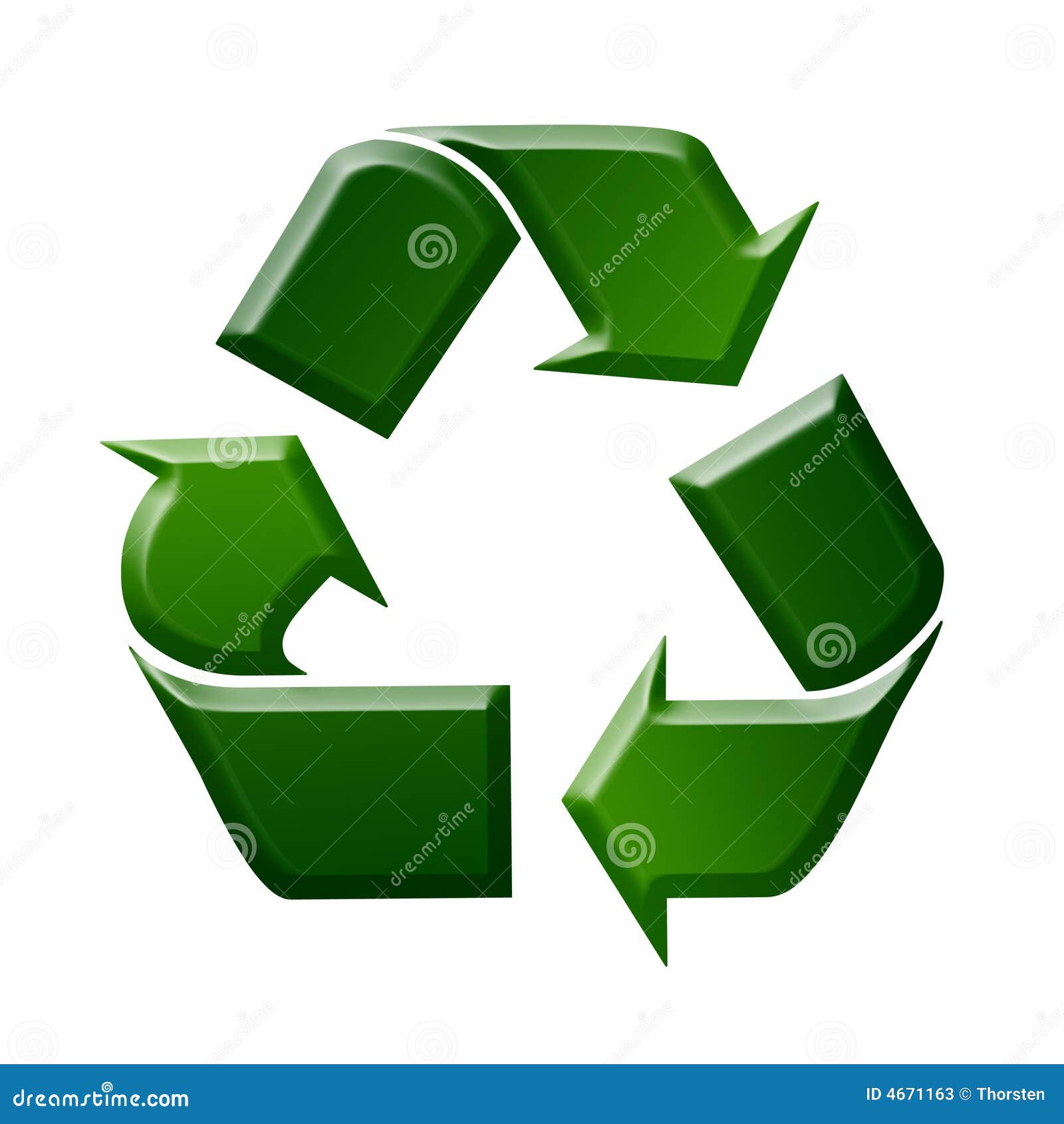 Recycling Sign / Symbol Illustration Stock Illustration - Illustration ...