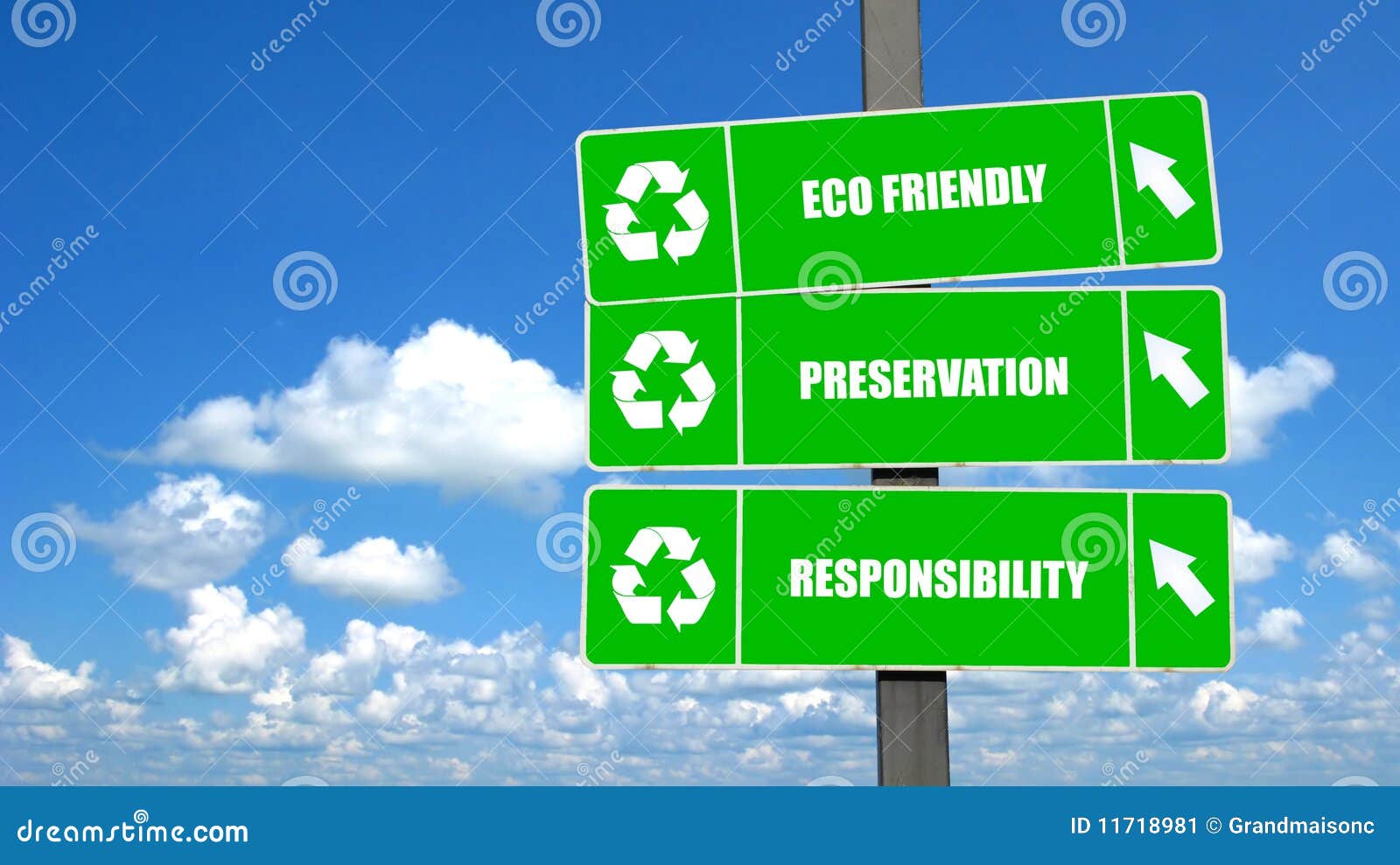 Recycling signs stock illustration. Illustration of environment - 11718981