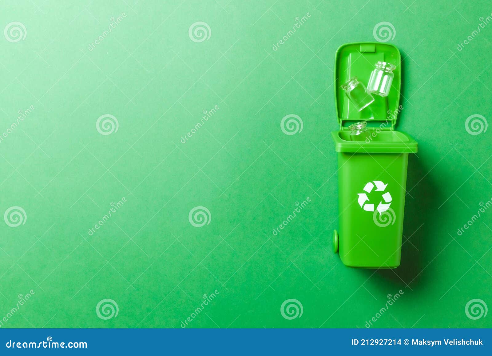 Recycling Sorting. Bin Container for Disposal Garbage Waste and Save ...