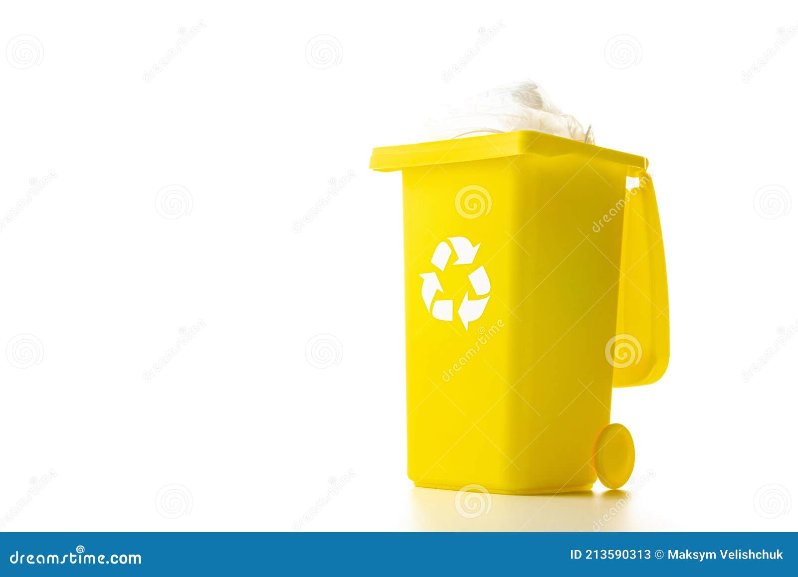 Recycling Sorting. Bin Container for Disposal Garbage Waste and Save ...