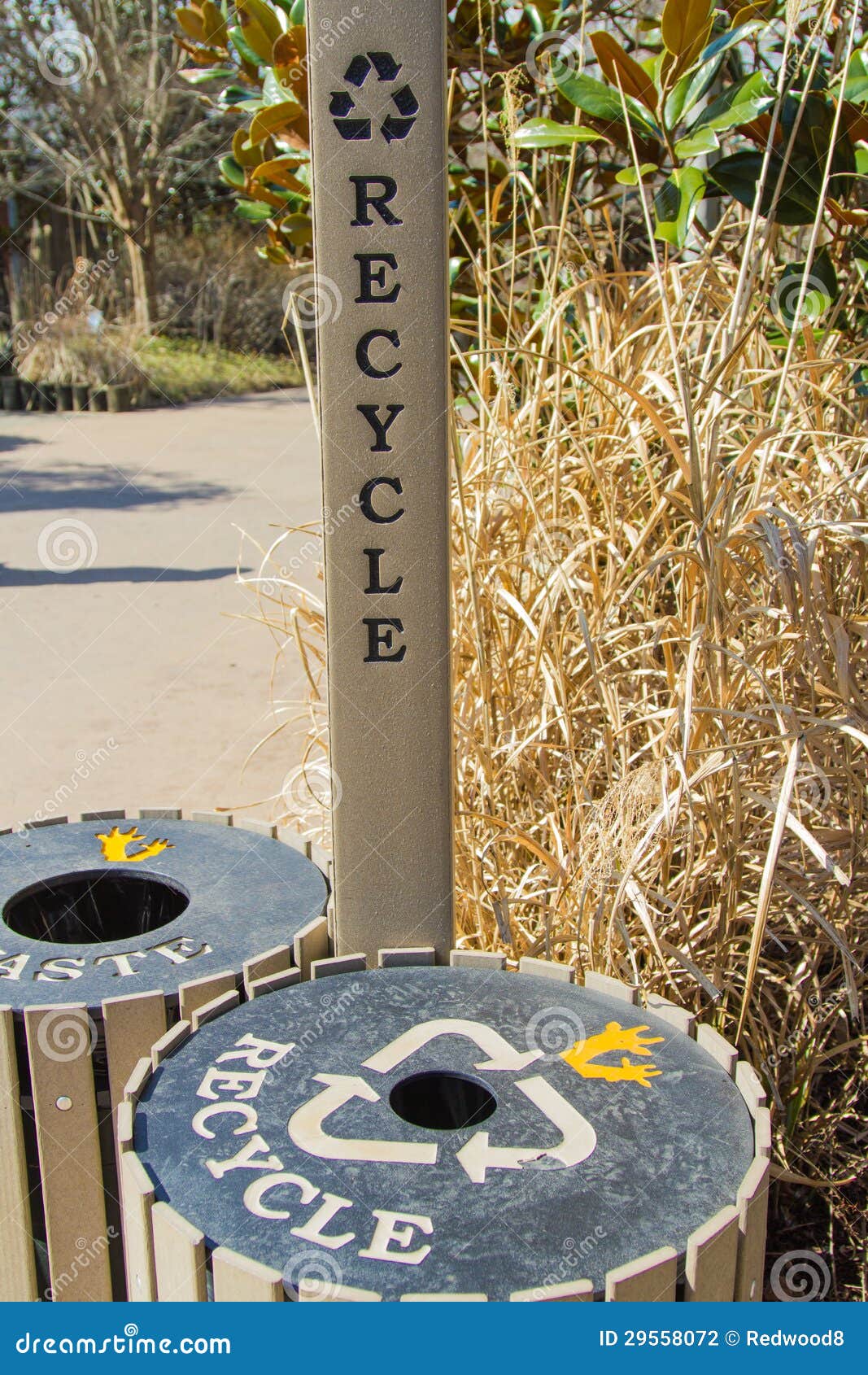 Recycling Station stock photo. Image of clean, sign, plastic - 29558072
