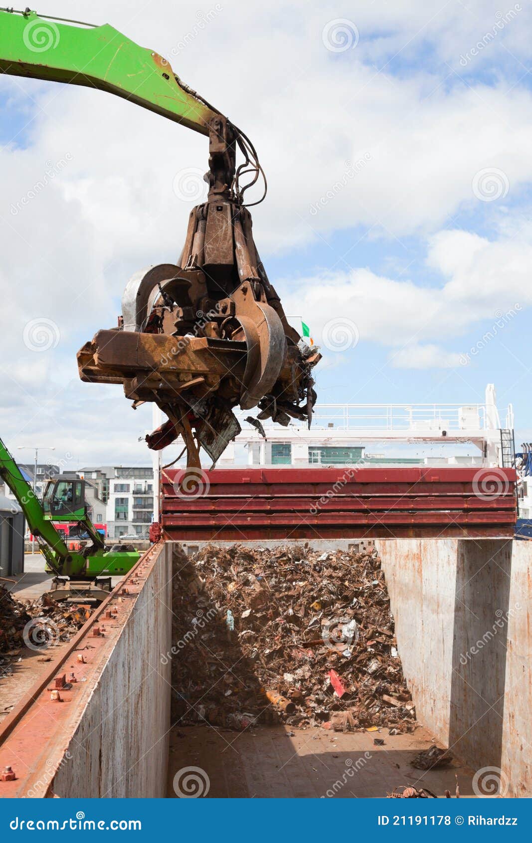 Recycling steel stock photo. Image of trash, recycling - 21191178