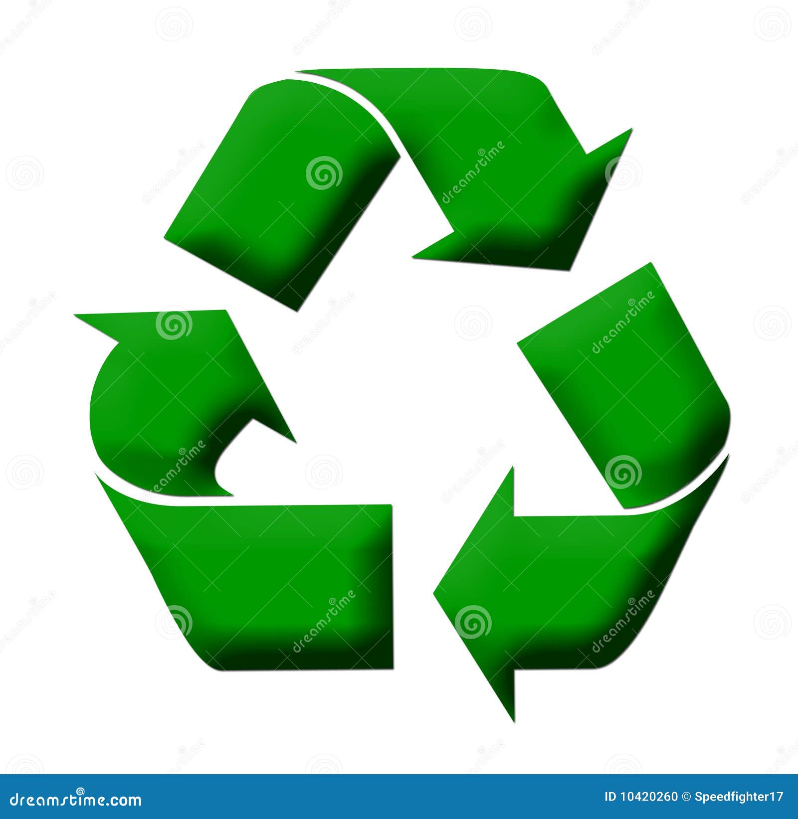 Recycling symbol stock illustration. Illustration of icon - 10420260