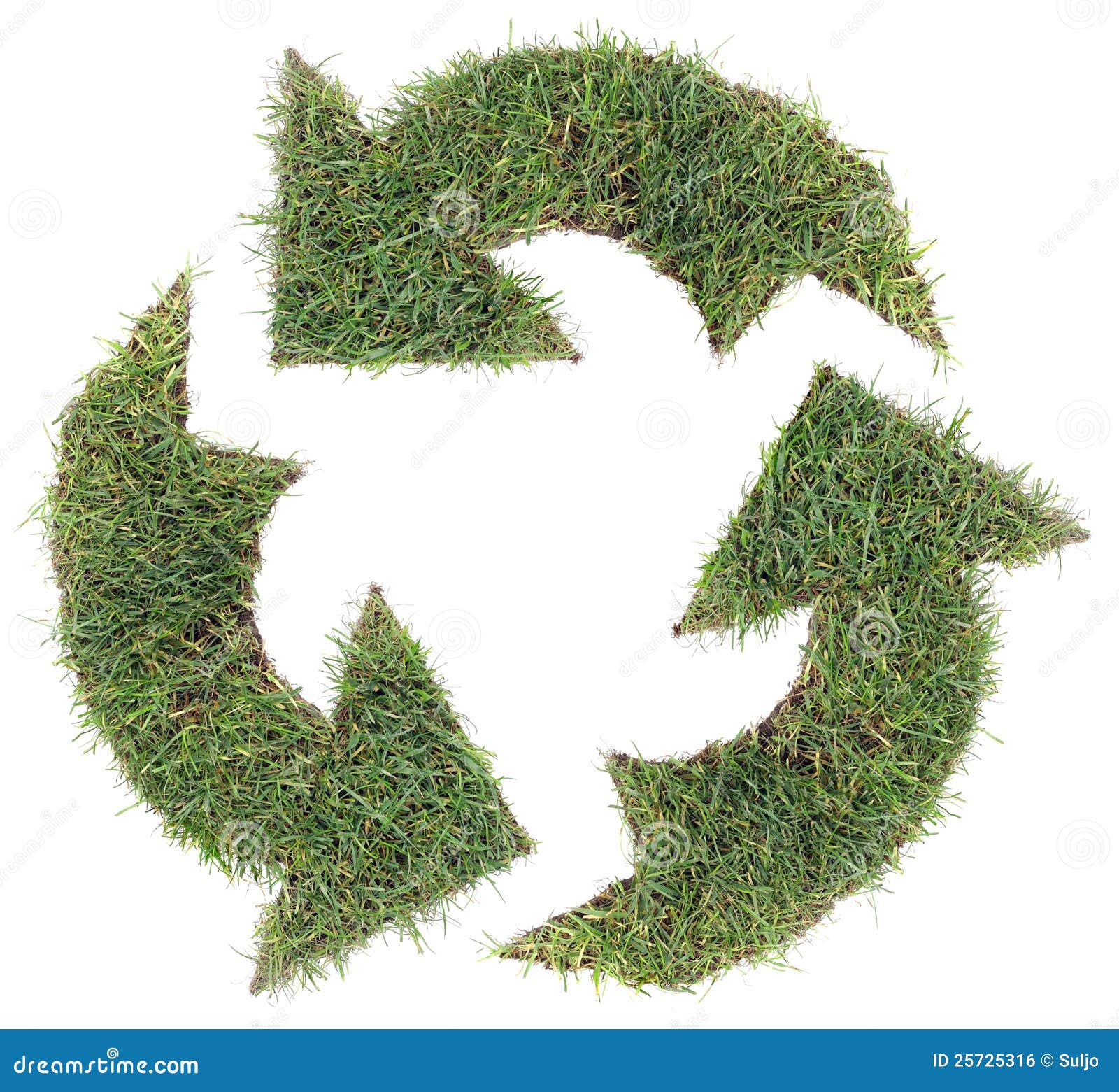 Recycling Symbol Cut Out stock illustration. Illustration of cyclic ...