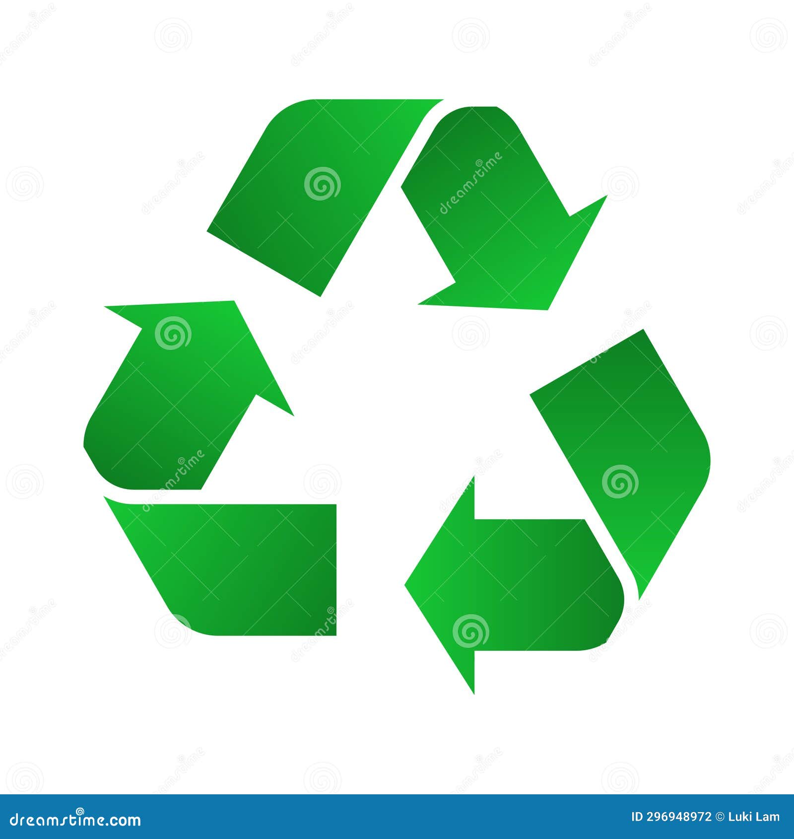 Recycling Symbol Design in Circle. Vector Elements for Information ...