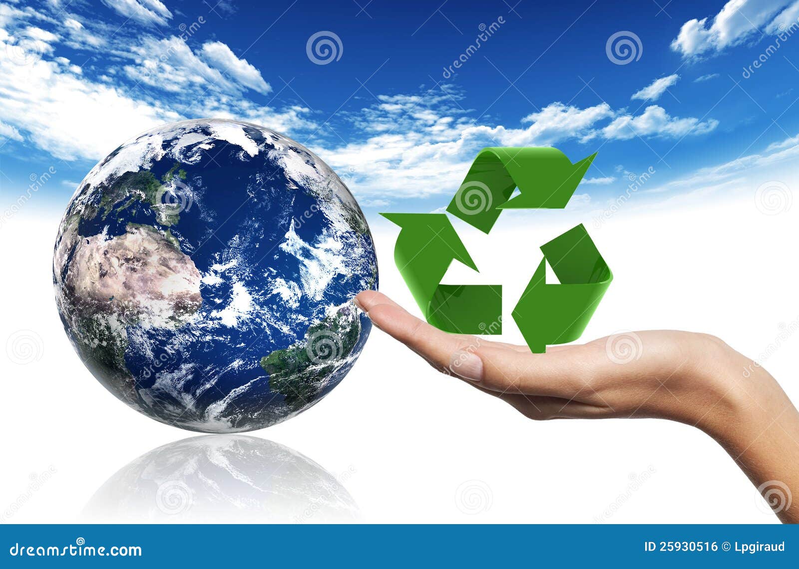 Recycling symbol and earth stock illustration. Illustration of advice ...