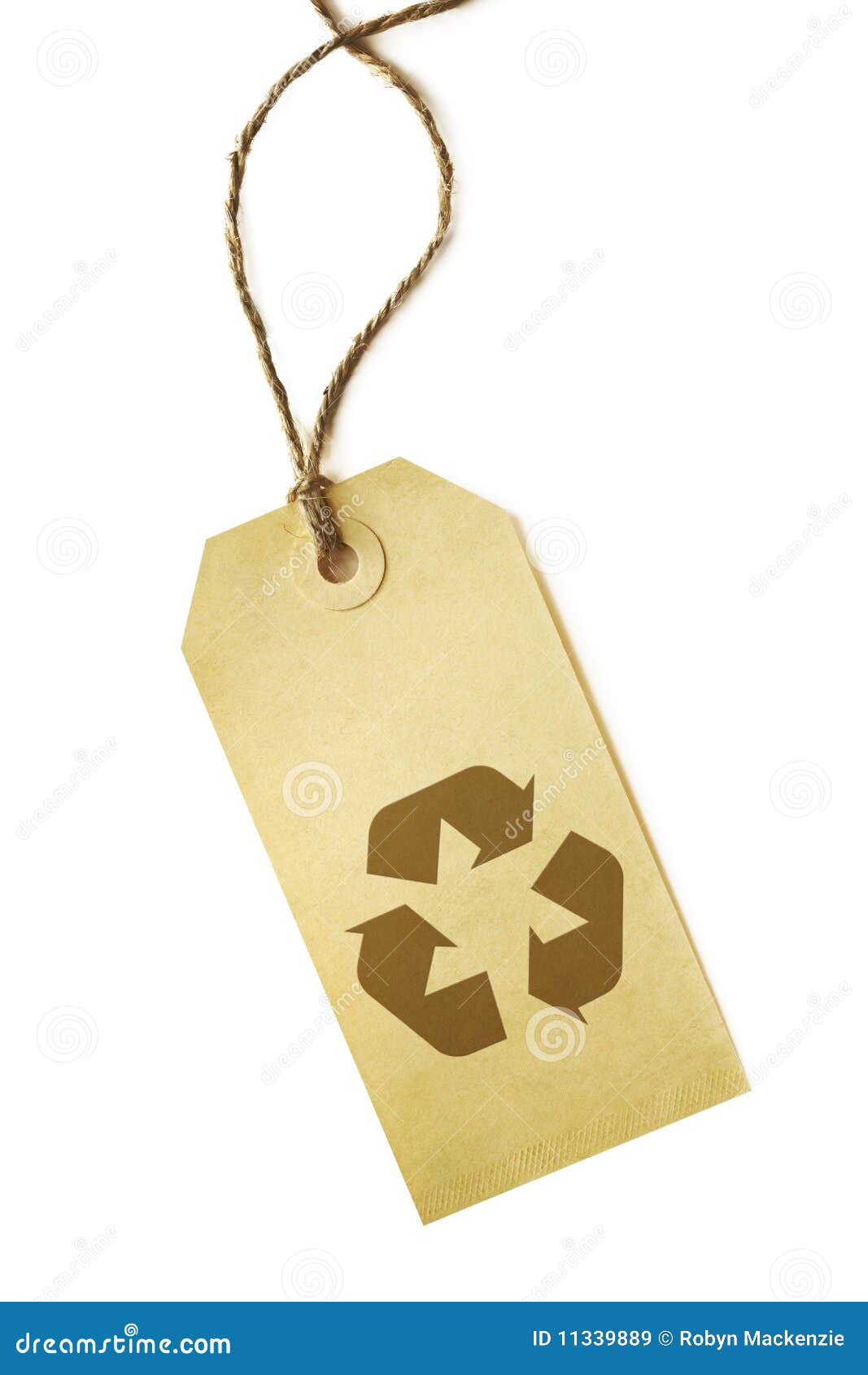 Recycling Symbol on Label stock image. Image of vertical - 11339889