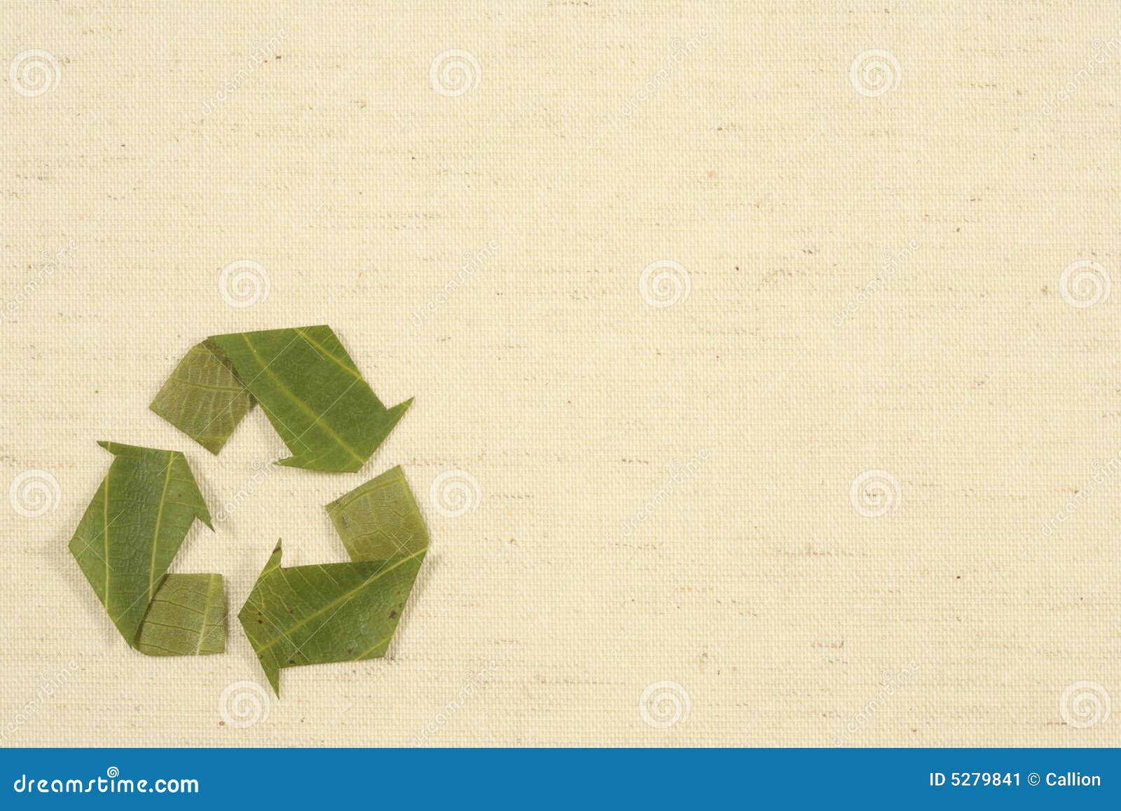 Recycling Symbol Made from Leaves Stock Image - Image of paper, text ...