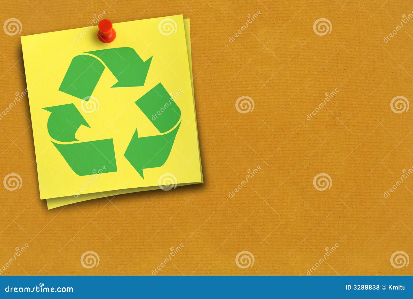 Recycling Symbol On Note Royalty-Free Stock Image | CartoonDealer.com ...