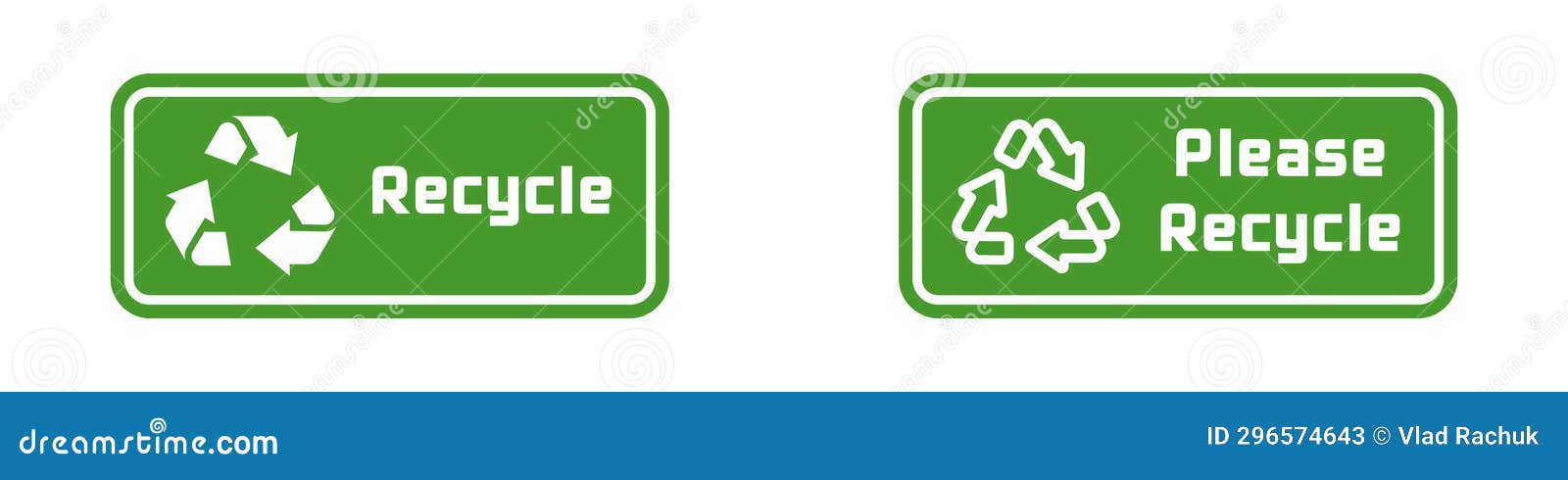 Recycling Symbol. Please Recycle Vector Sign. Recycle Icon Stock ...