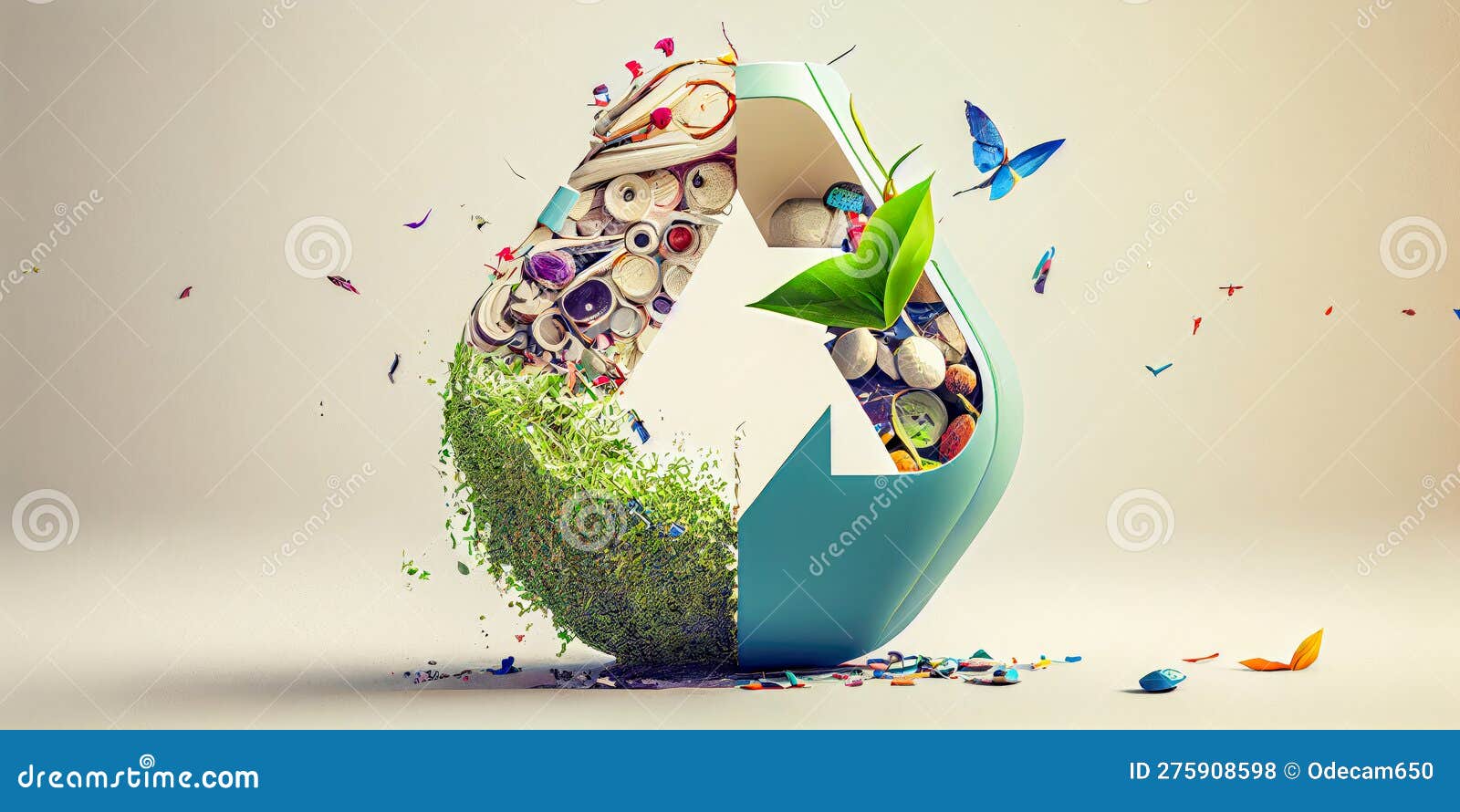 Recycling Symbol, Recycle Concept Stock Illustration - Illustration of ...