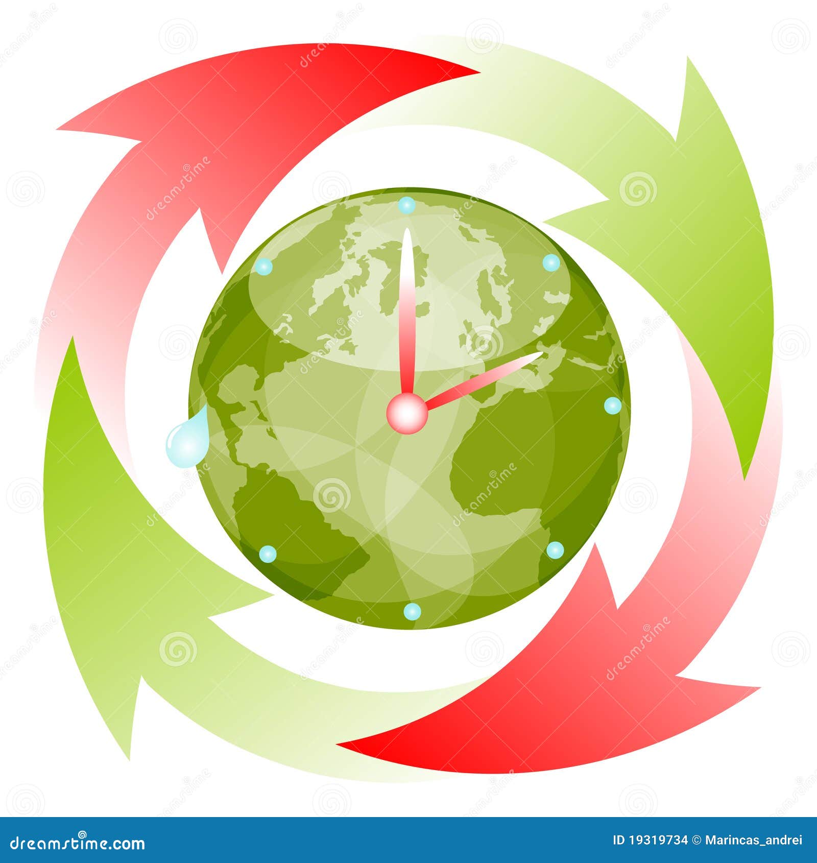Recycling time stock vector. Illustration of pass, communication - 19319734