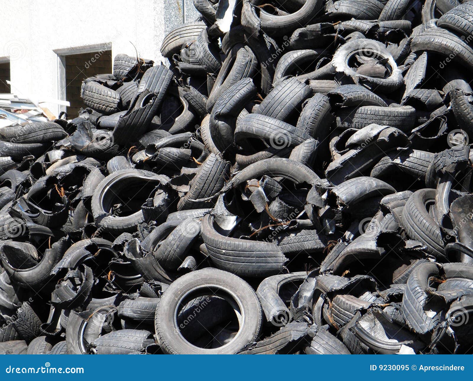 Recycling tires stock image. Image of tire, discarded - 9230095