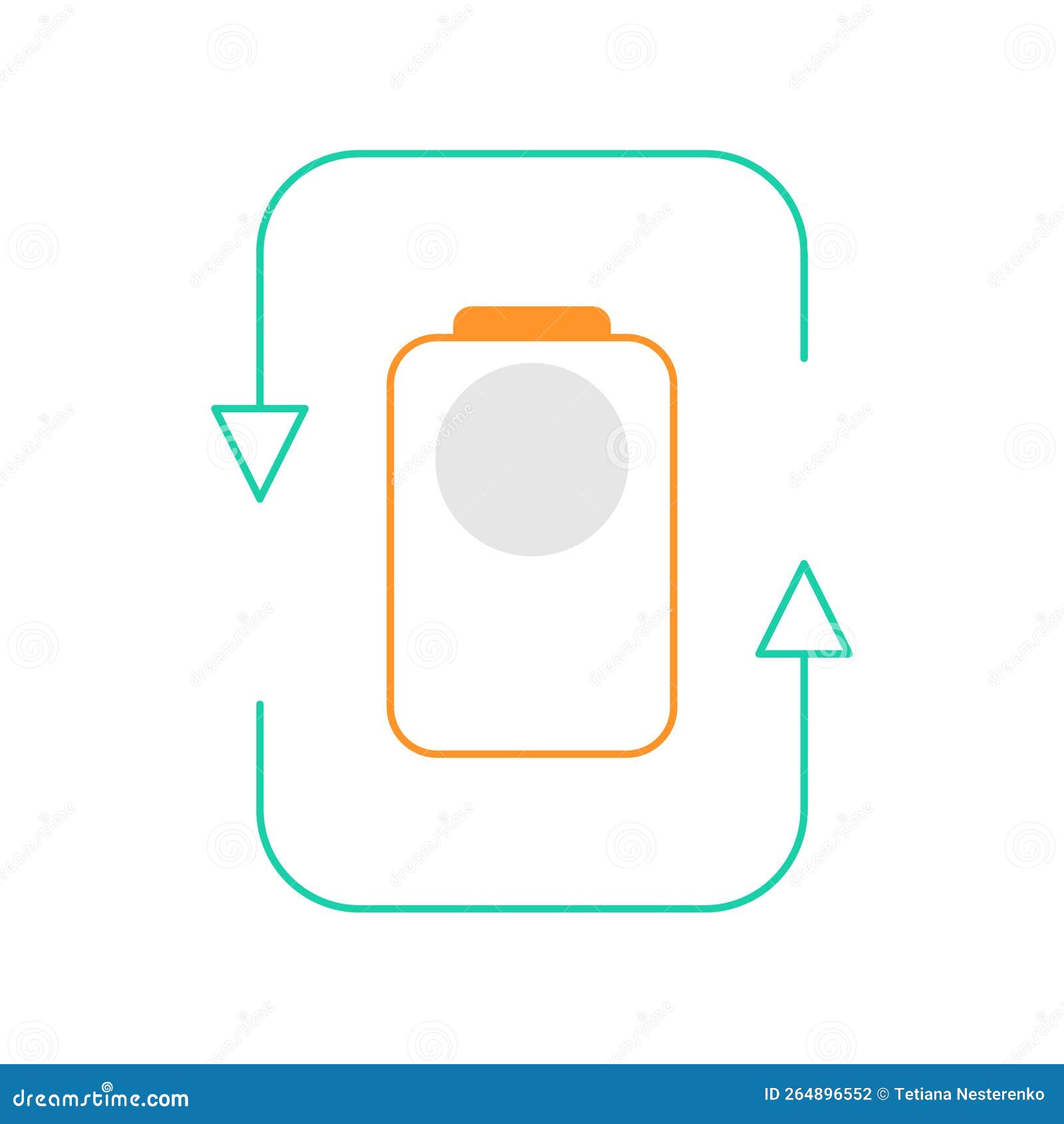 Recycling Used Battery Infographic Chart Design Element Stock Vector ...