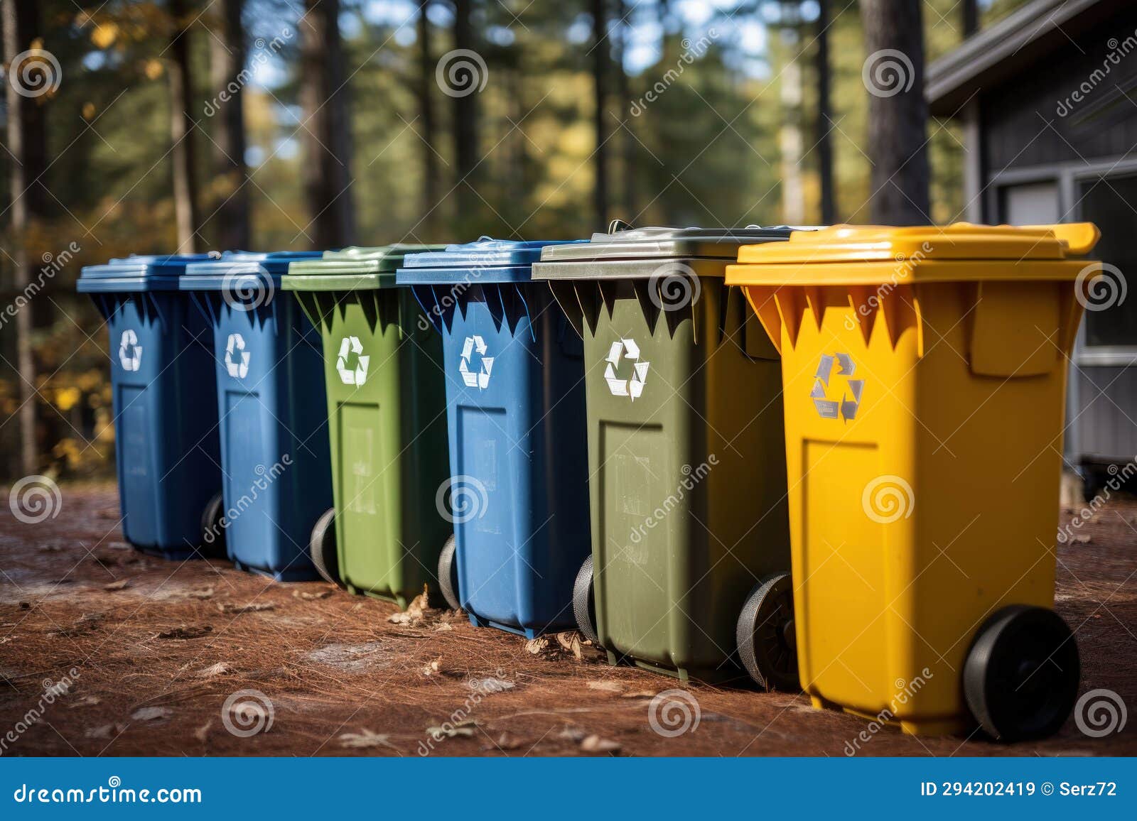 Recycling and Waste Sorting Concept Stock Image - Image of paper ...