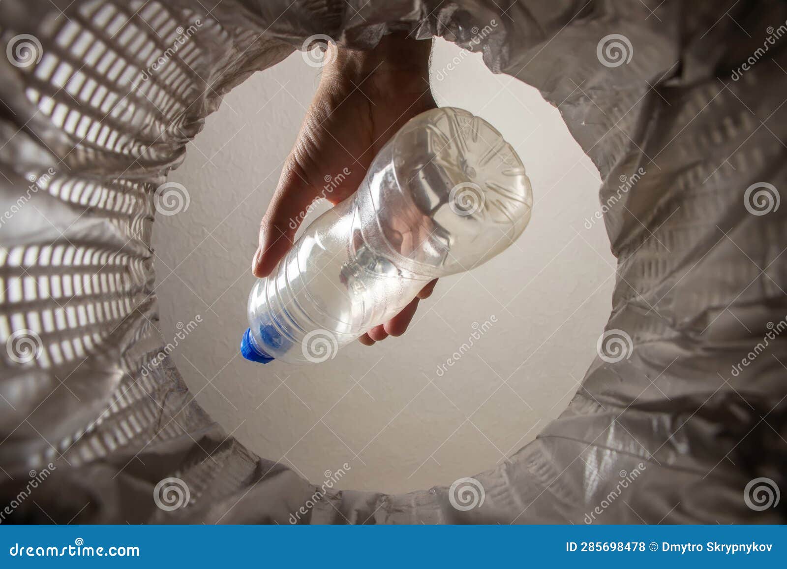 Recycling, Waste Sorting and Sustainability Concept - Hand Throwing ...