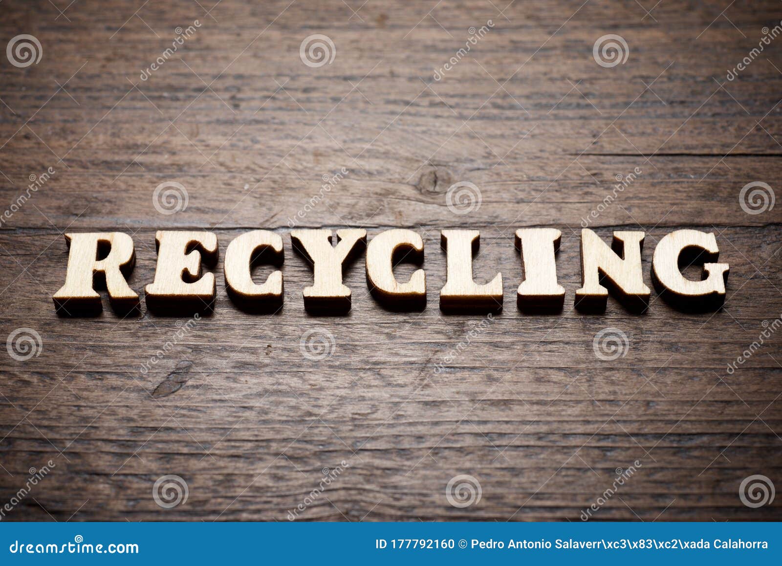 Recycling word view stock photo. Image of lifestyle - 177792160