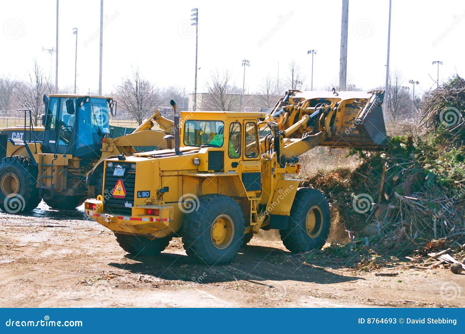 Recycling Yard Waste stock image. Image of waste, front - 8764693