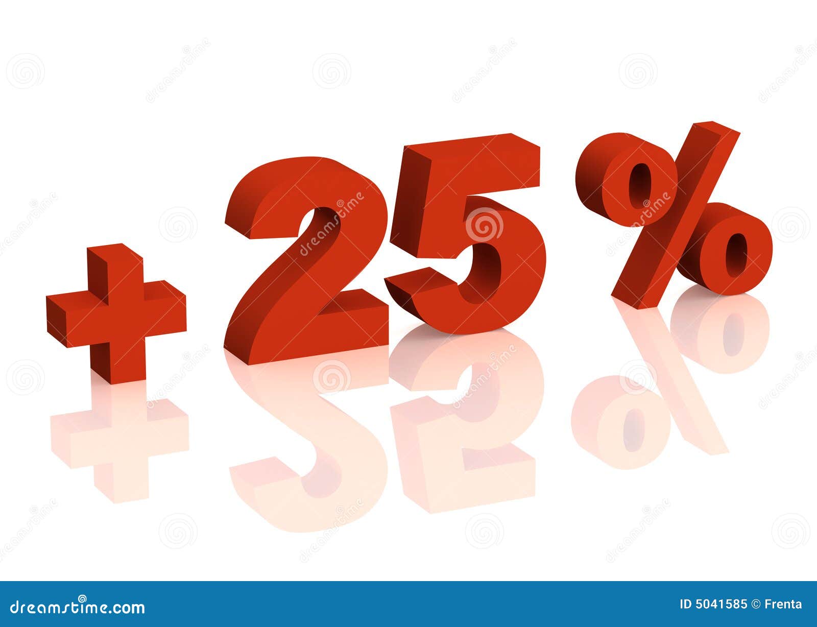 Red 3d Inscription Plus Twenty Percent Stock Illustrations – 2 Red 3d ...