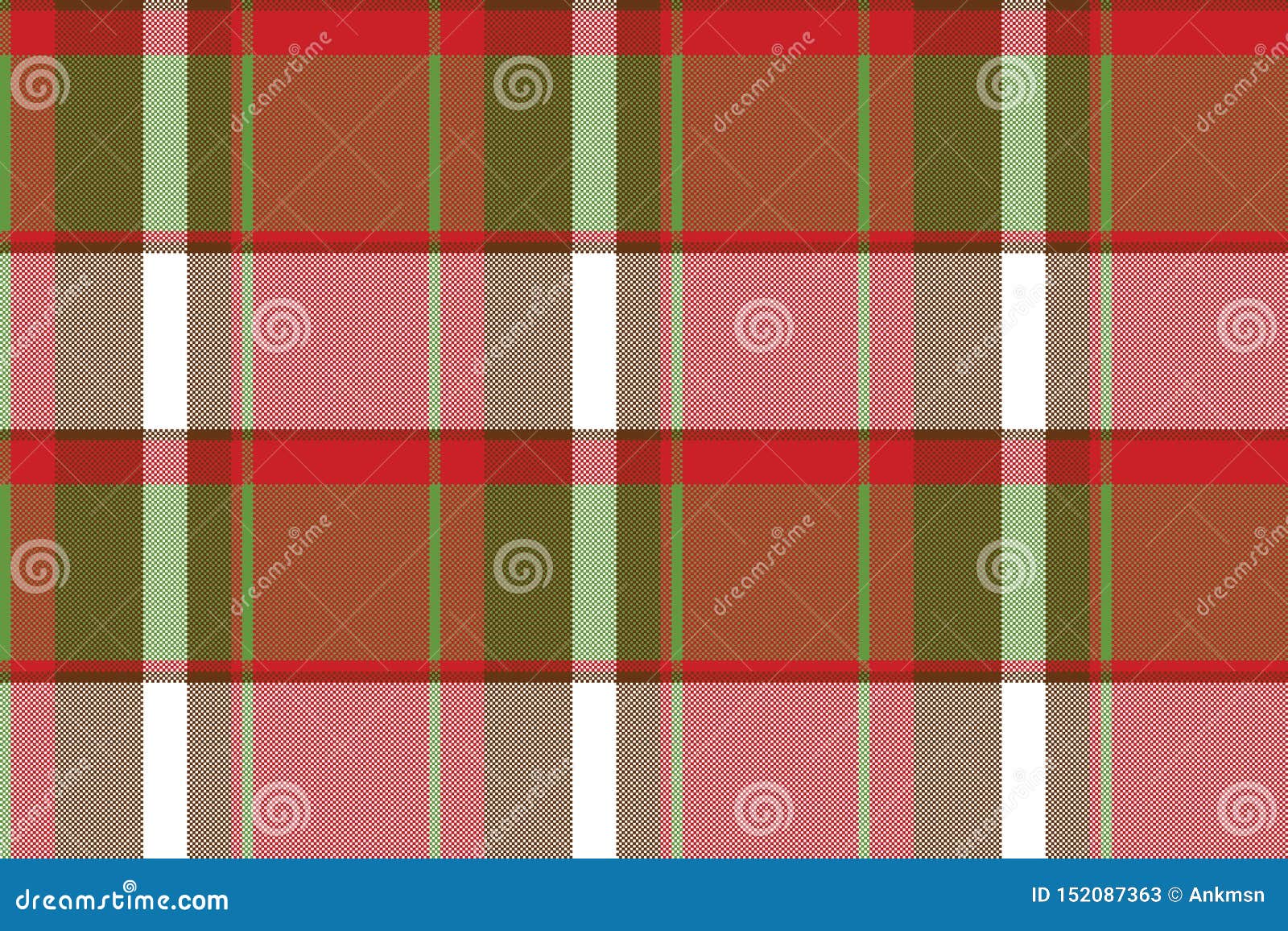 Red Abstract Asymmetrical Check Plaid Seamless Pattern Stock Vector ...