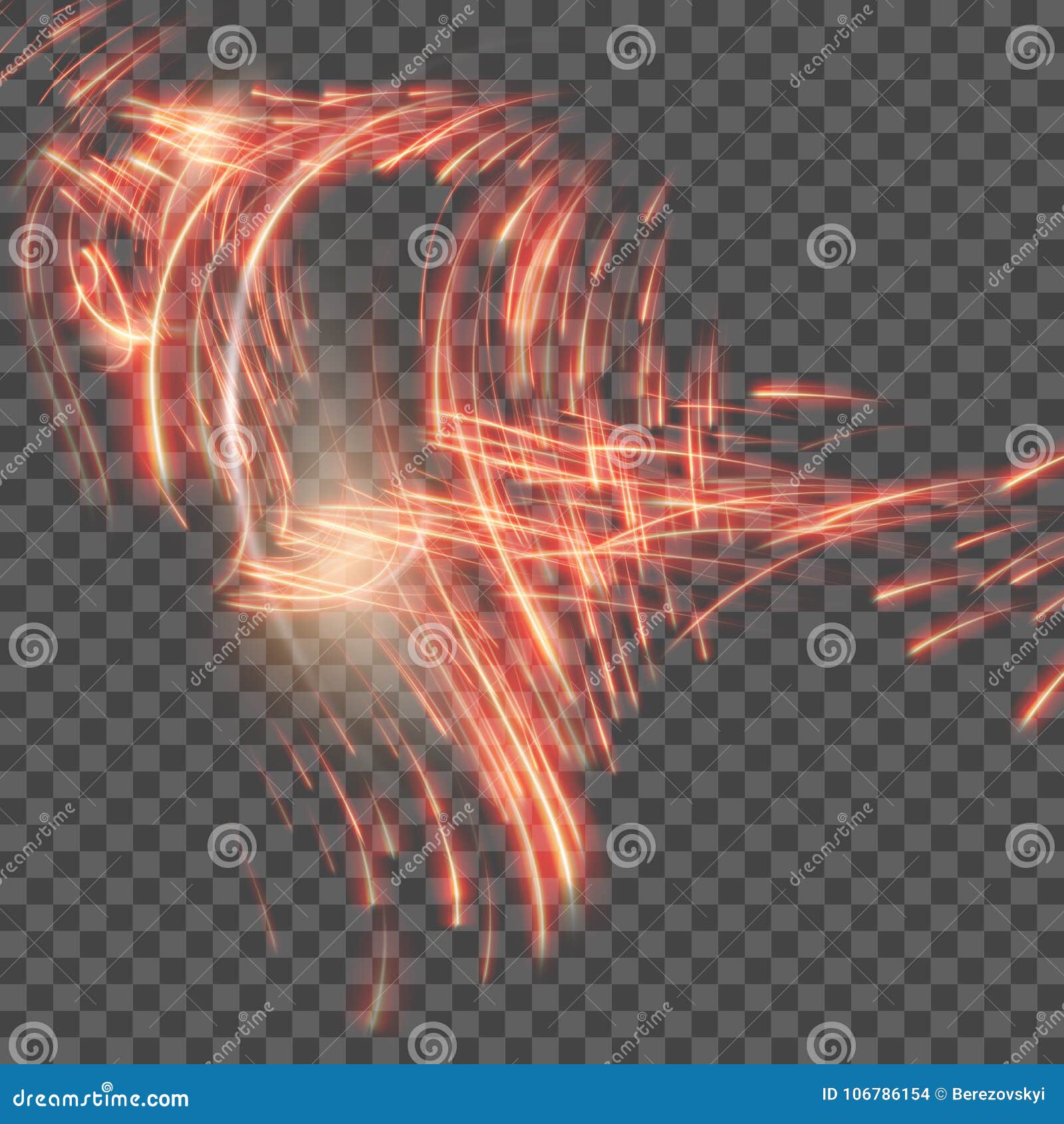 Red Abstract Background with Blurred Magic Neon Light. EPS 10 Vector ...