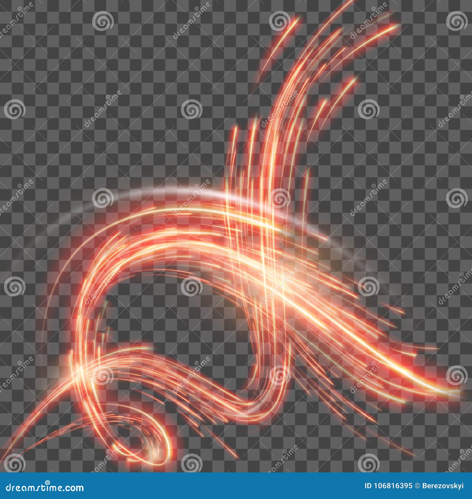 Red Abstract Background with Blurred Magic Neon Light. EPS 10 Vector ...