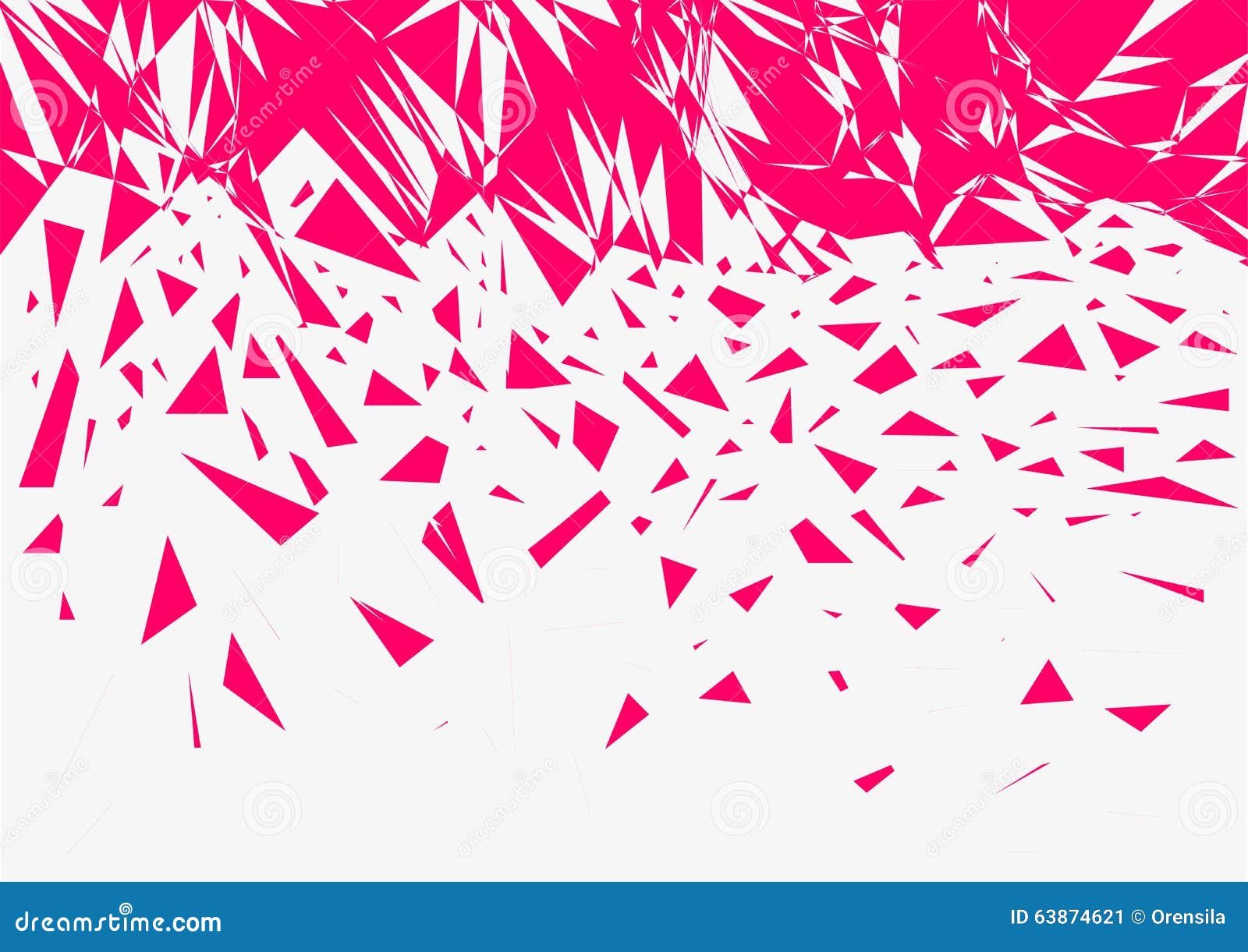 Red Abstract Background of Geometric Shapes Stock Vector - Illustration ...