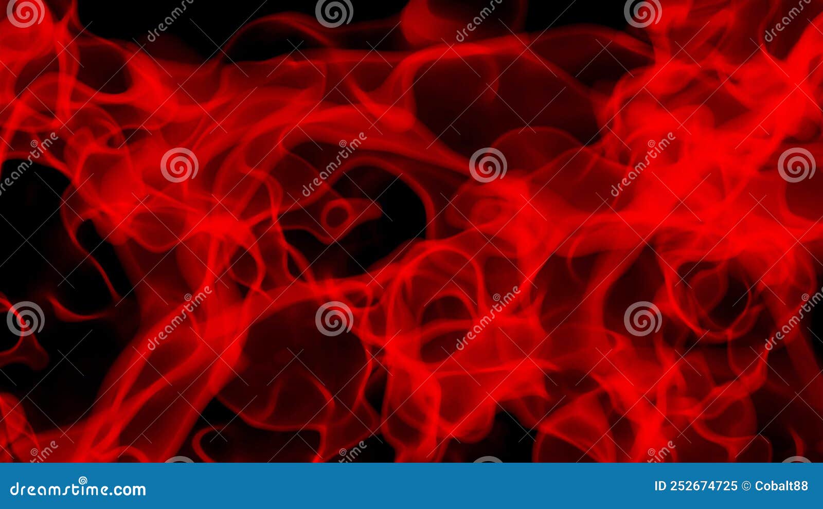 Red Abstract Background, Glowing Smoke Pattern Isolated on Black Stock ...