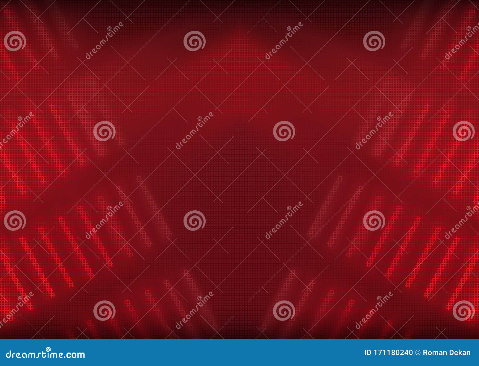 Red Abstract Background with Light Effects Stock Vector - Illustration ...