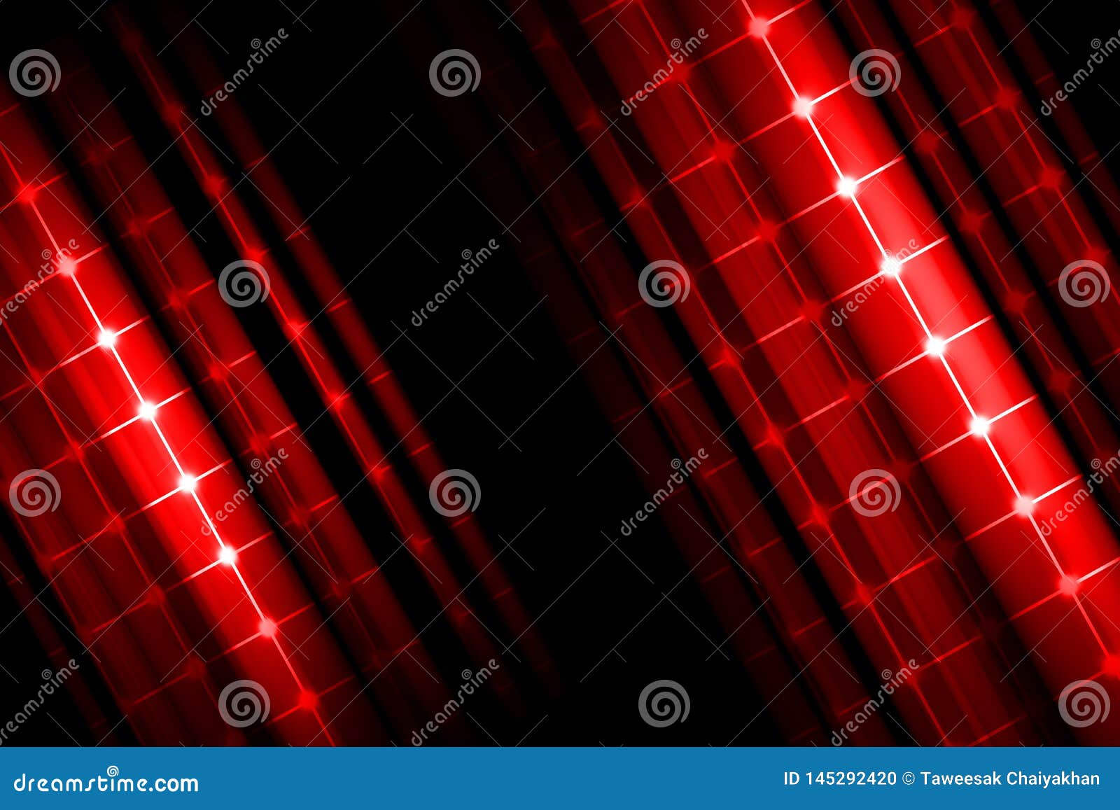 Red Abstract Background, Motion Blur and Grid Stock Illustration ...