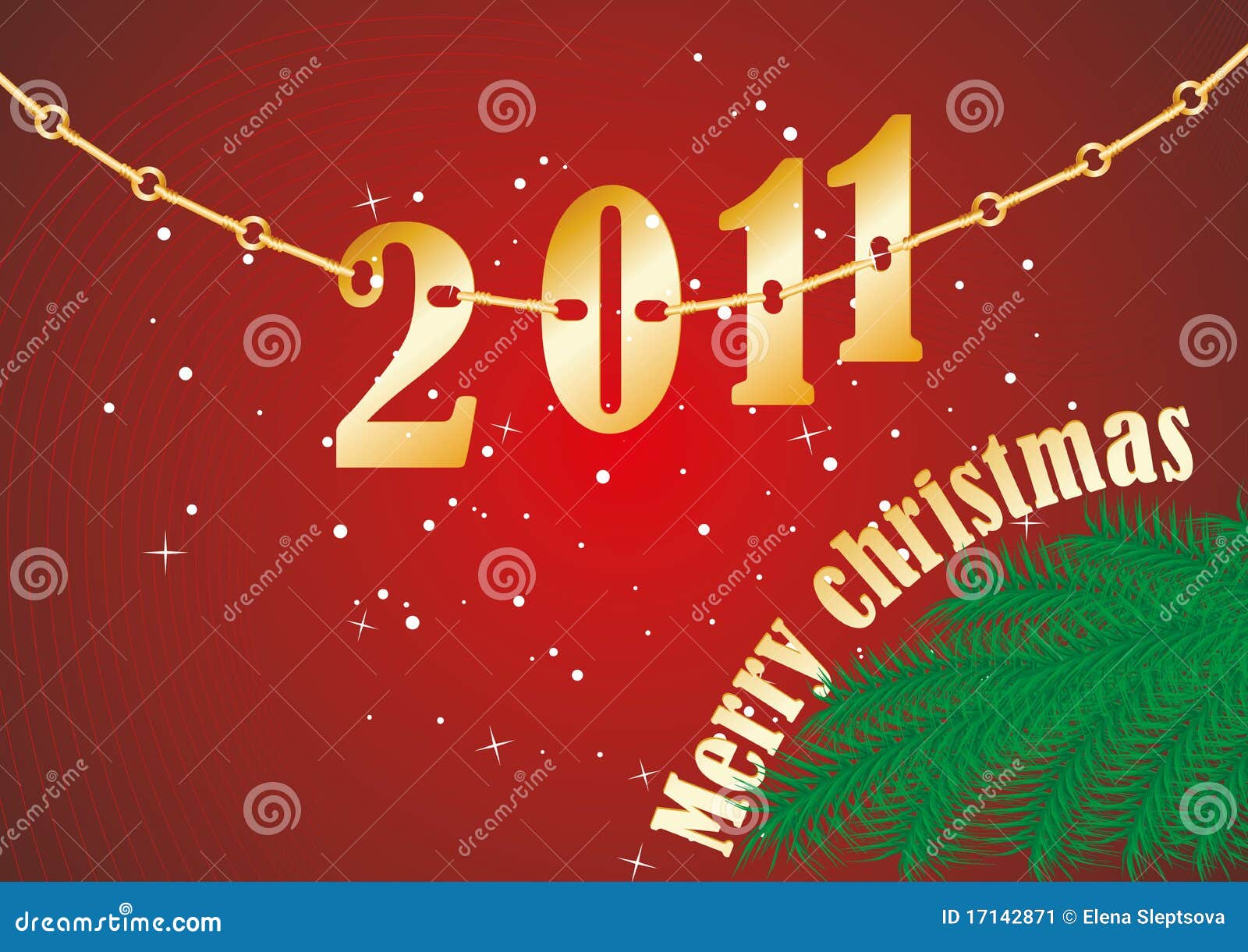 Red Abstract Background. Numerals of the Year 2011 Stock Vector ...