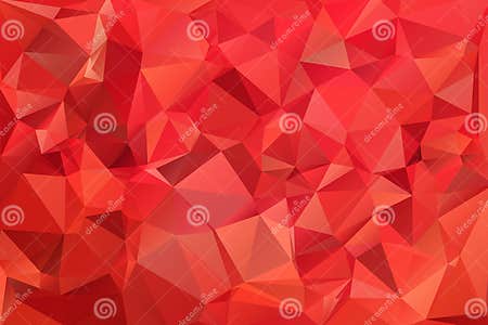 Red Abstract Background Polygon. Stock Vector - Illustration of design ...